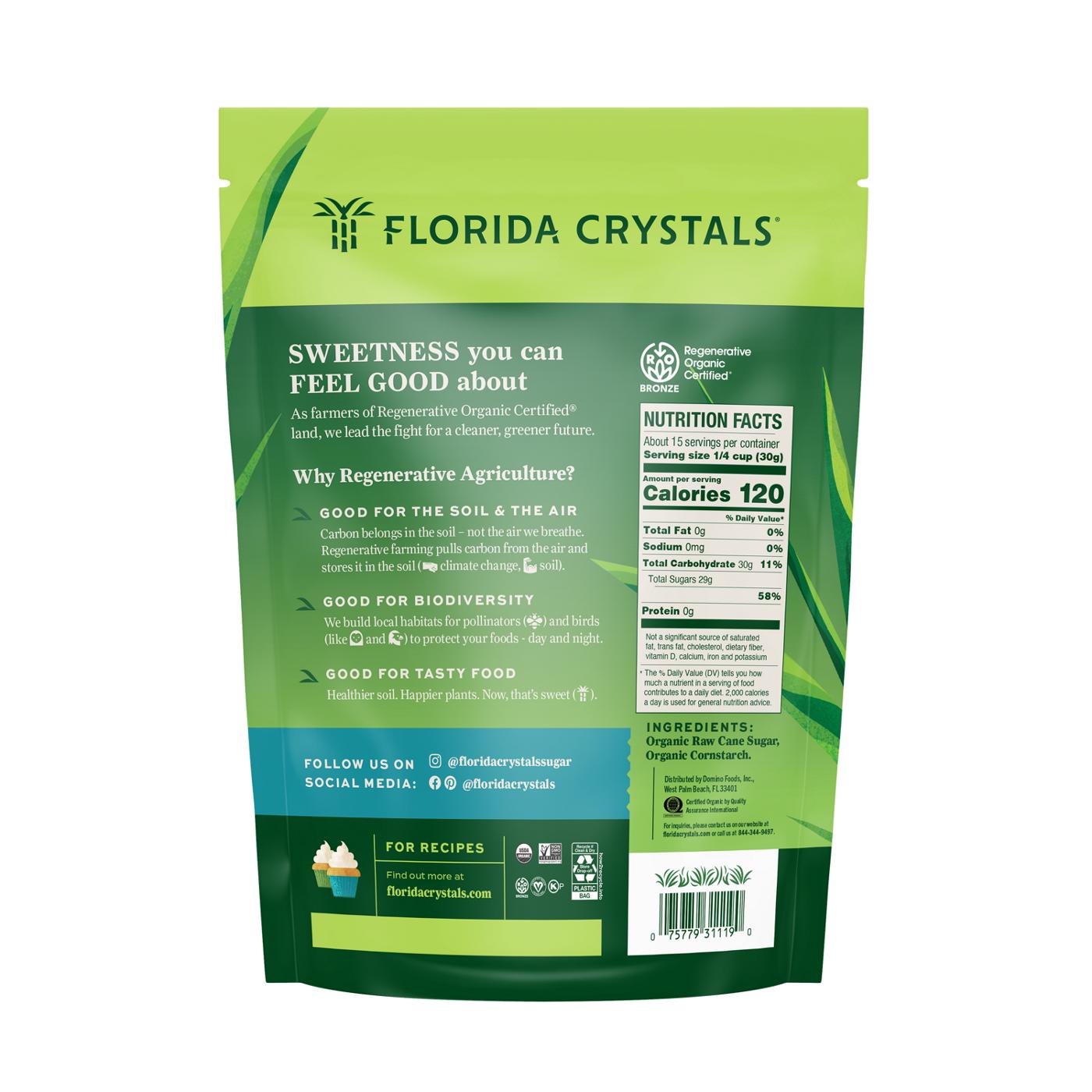 Florida Crystals Regenerative Organic Powdered Sugar - Shop Sugar at H-E-B