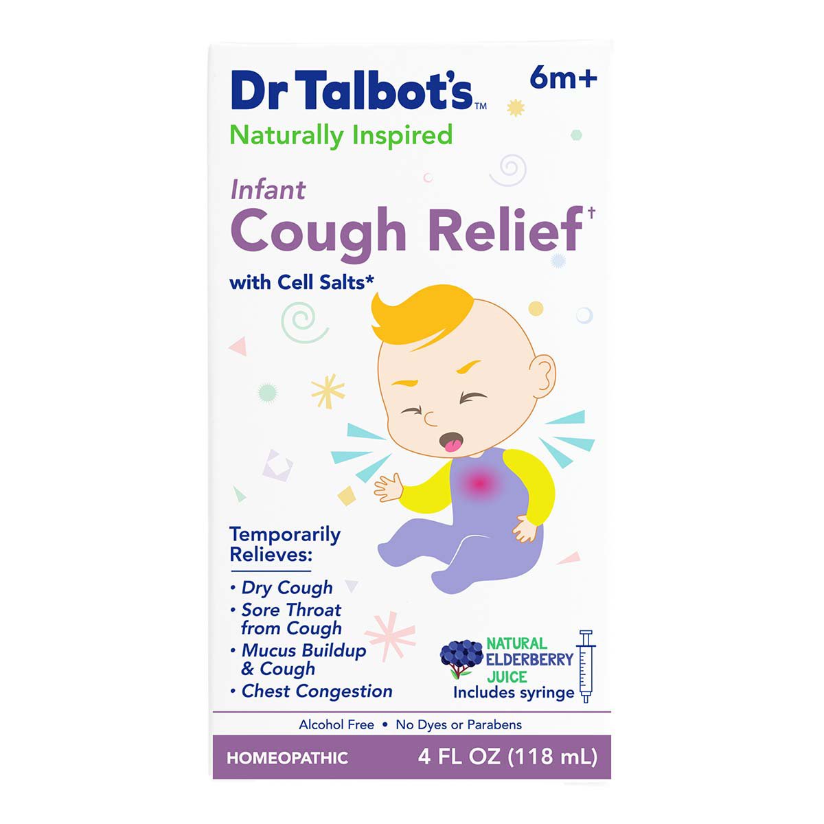 Dr. Talbot's Infant Cough Relief - Natural Elderberry Juice - Shop ...