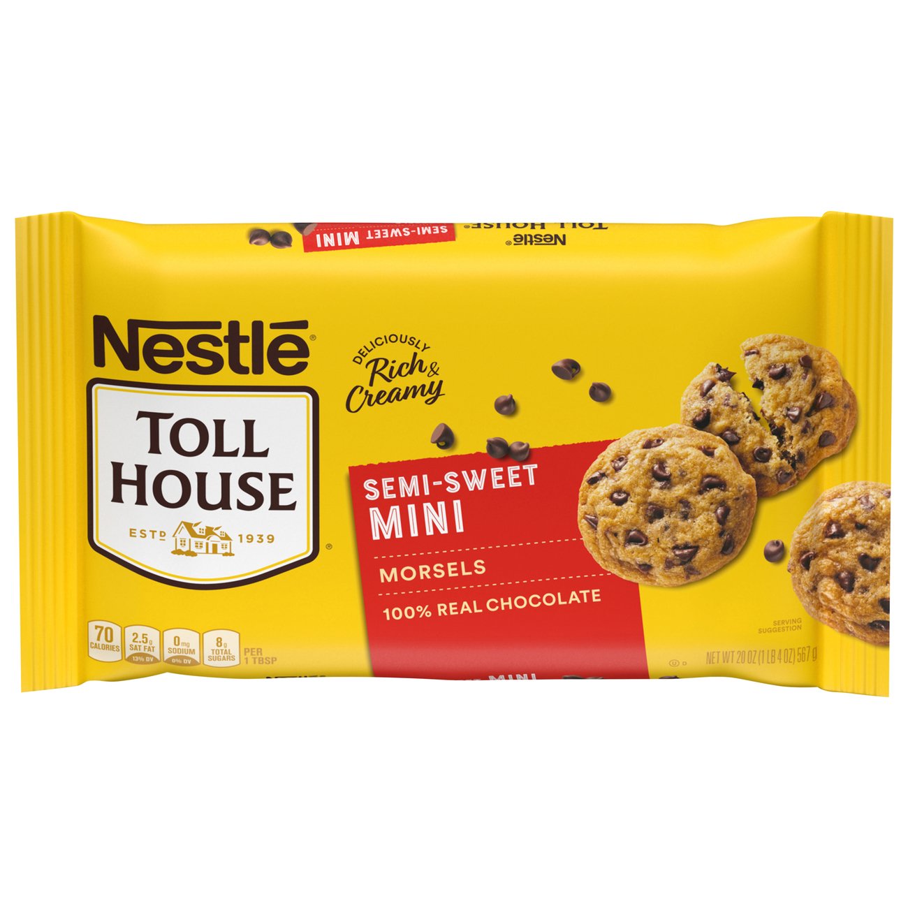 Nestle Toll House Mini Morsels Semi-Sweet Chocolate Baking Chips - Shop Baking chocolate ...