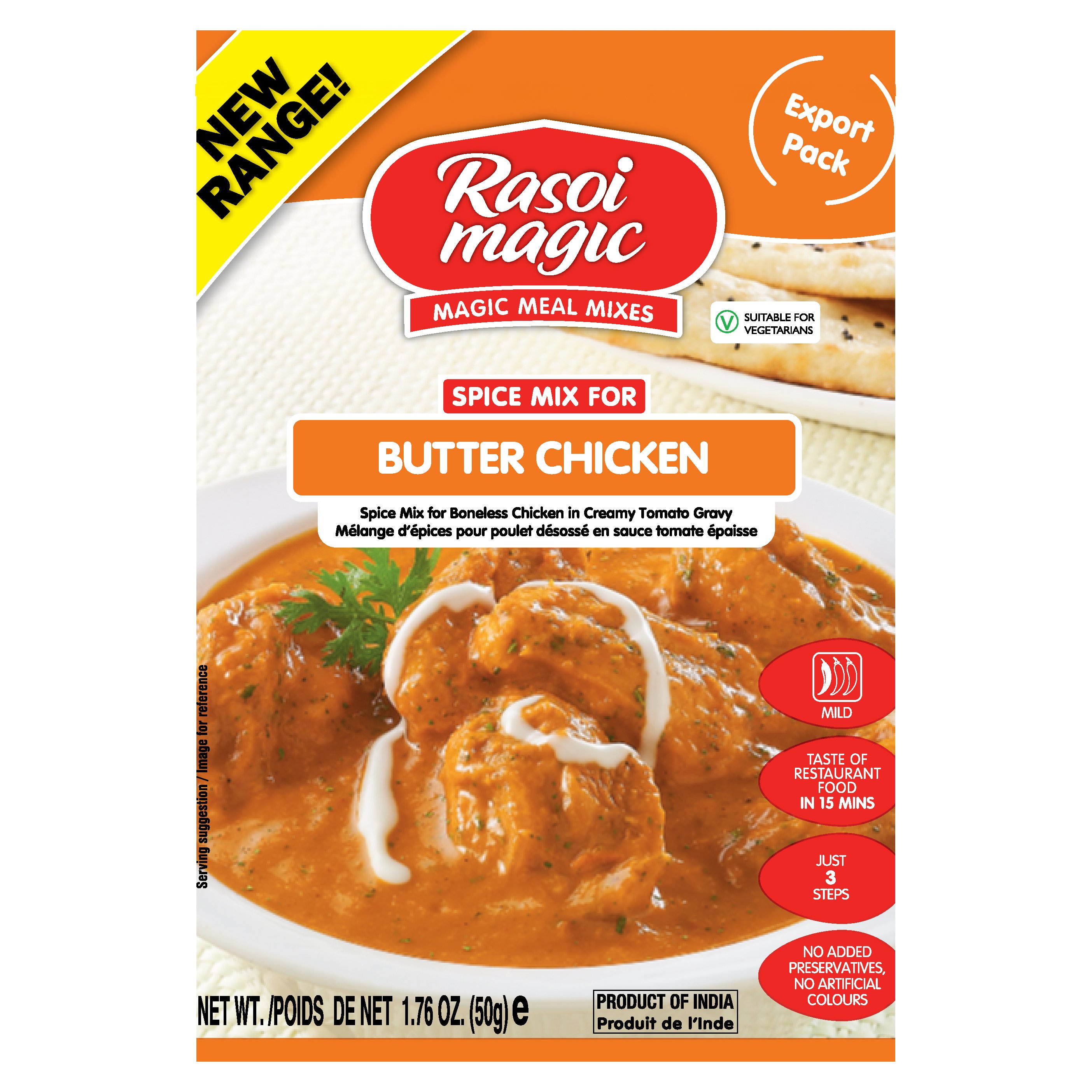 Rasoi Magic Butter Chicken Spice Mix - Shop Spice mixes at H-E-B