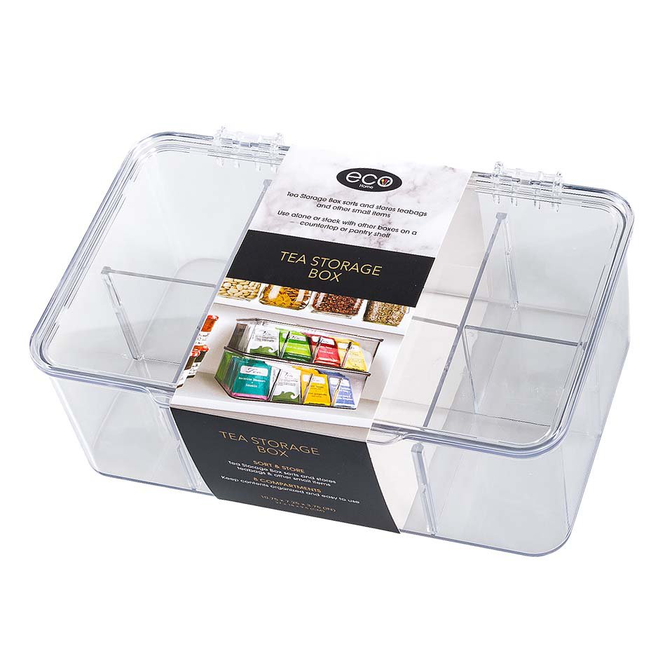 Eco Home Tea Storage Box - Shop Sink & kitchen organizers at H-E-B