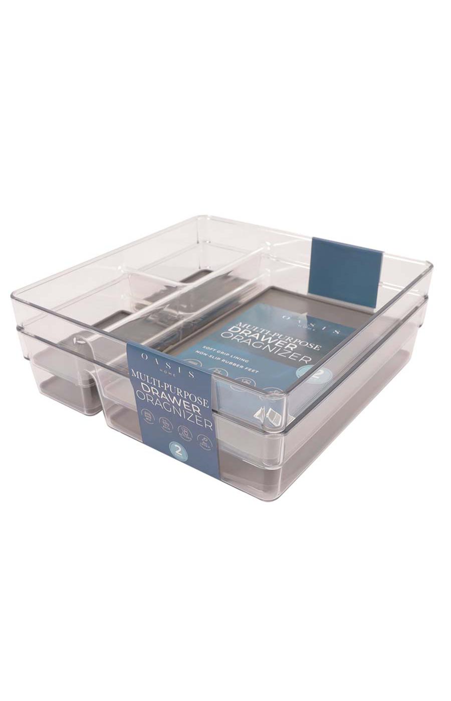 Oasis Home Multi-Purpose Drawer Organizers, 2 Pk - Shop Closet ...