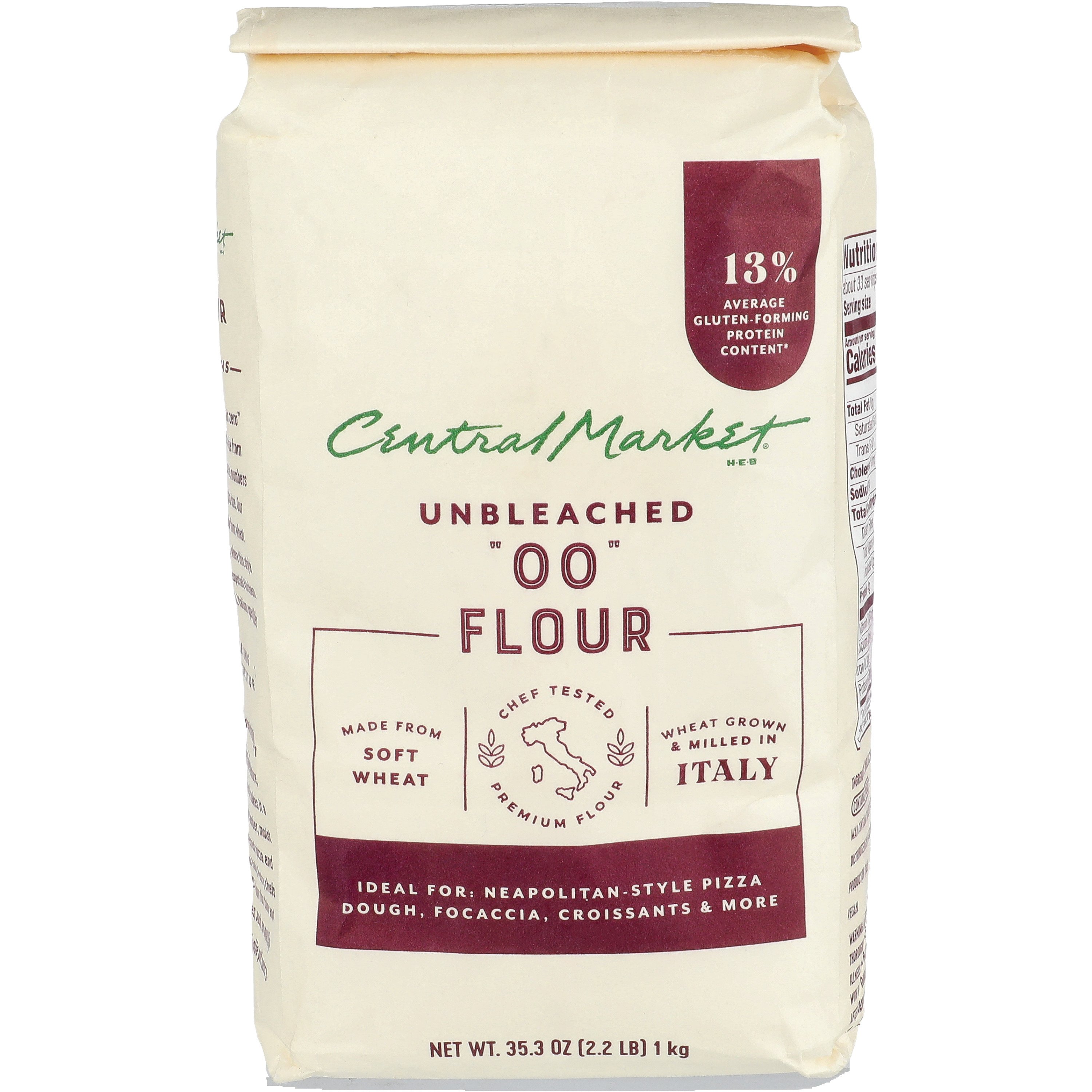 Central Market Unbleached "00" Flour, 2.2 lbs | Central Market - Really ...