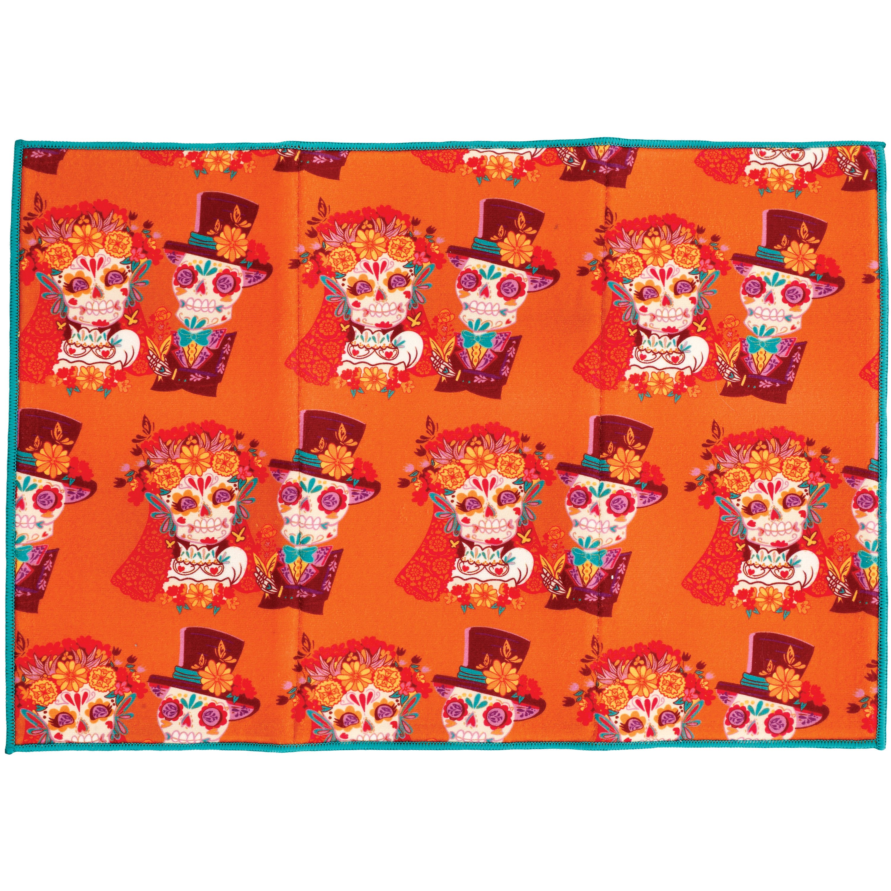 Destination Holiday Dia de los Muertos Novios Drying Mat - Shop Kitchen ...