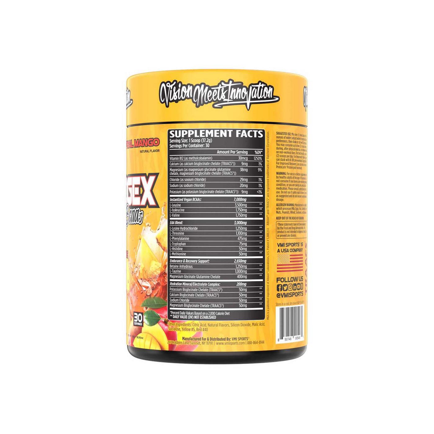 VMI Sports Aminogex Eaas/Bcaas - Tropical Mango - Shop Diet & fitness ...
