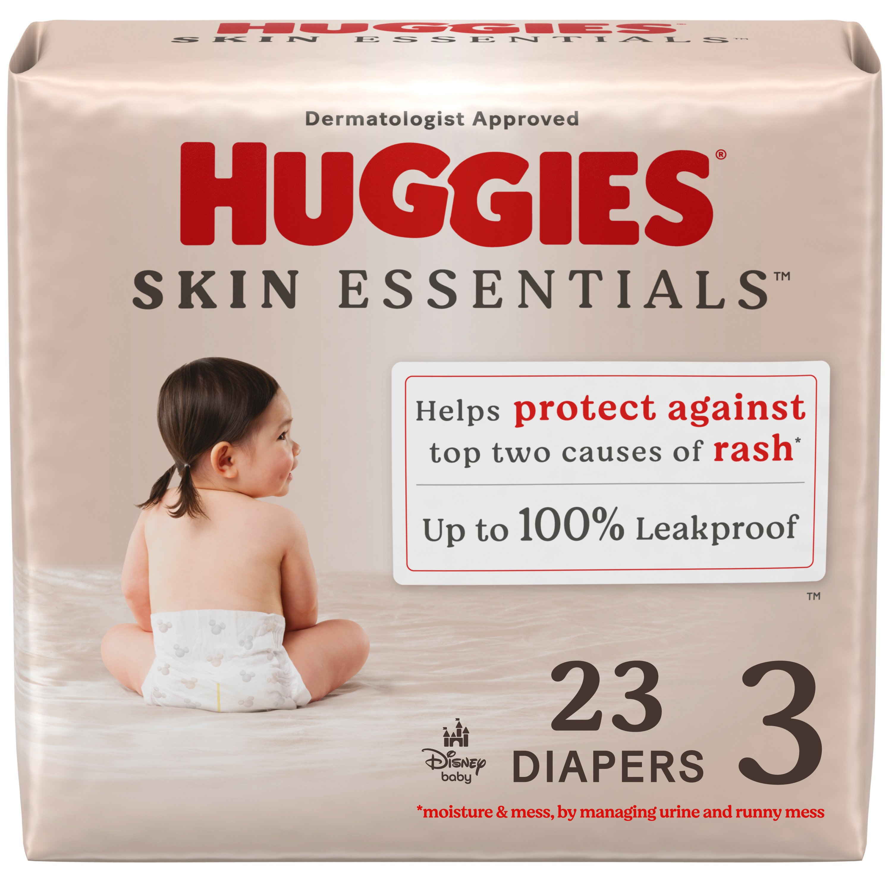 Huggies Skin Essentials Baby Diapers - Size 3 - Shop Diapers at H-E-B