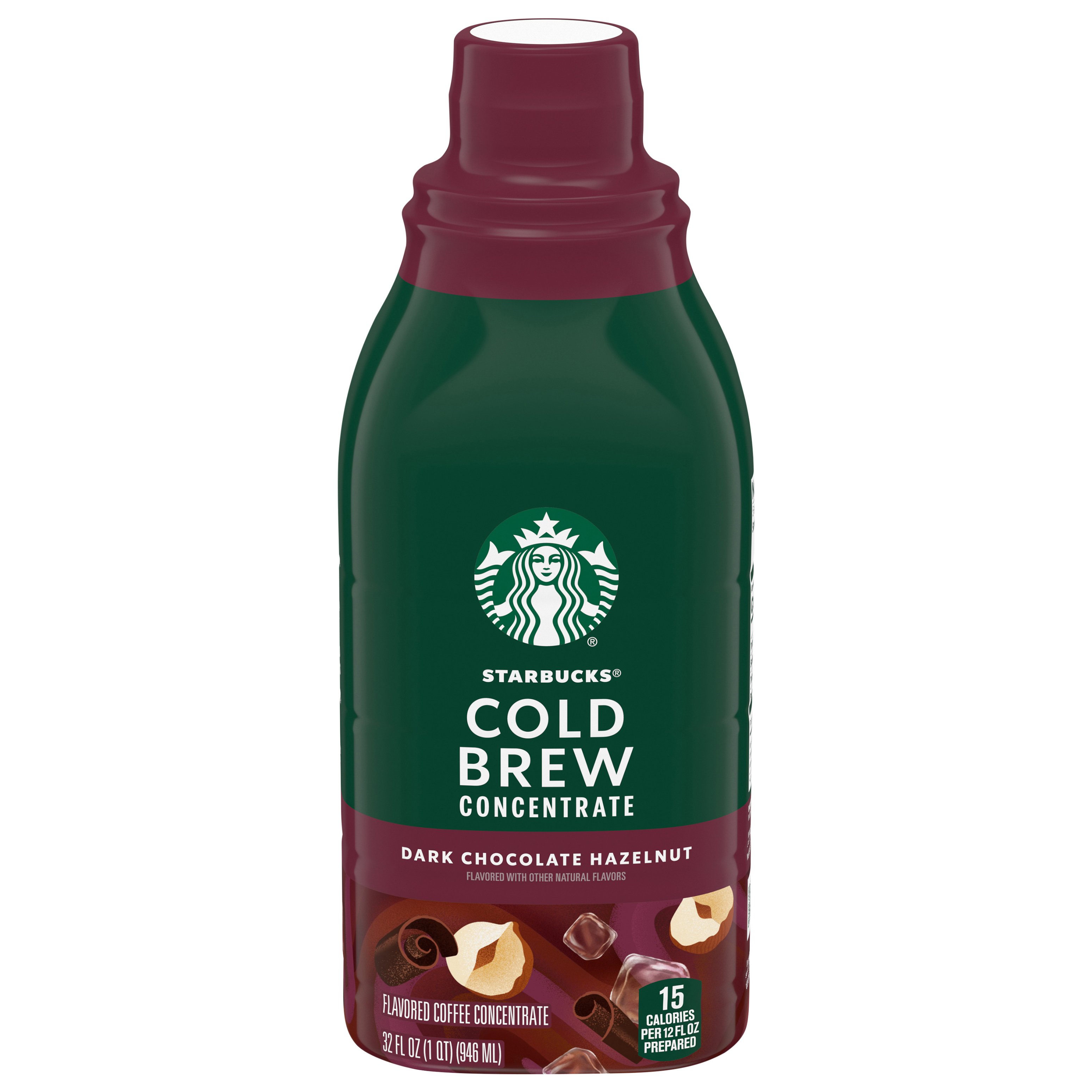 Starbucks Cold Brew Concentrate Dark Chocolate Hazelnut - Shop Coffee ...