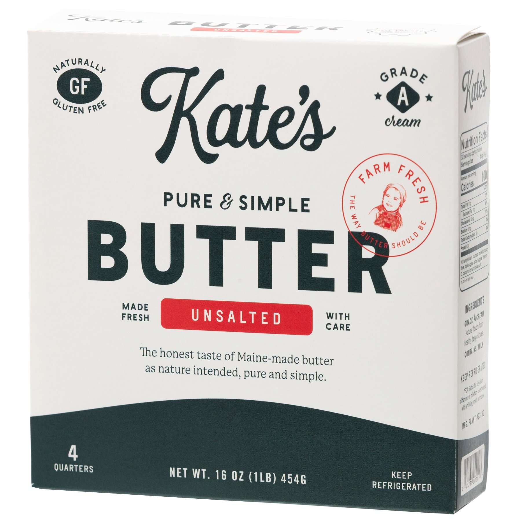 Kate's Unsalted Butter, 4 ct | Central Market - Really Into Food
