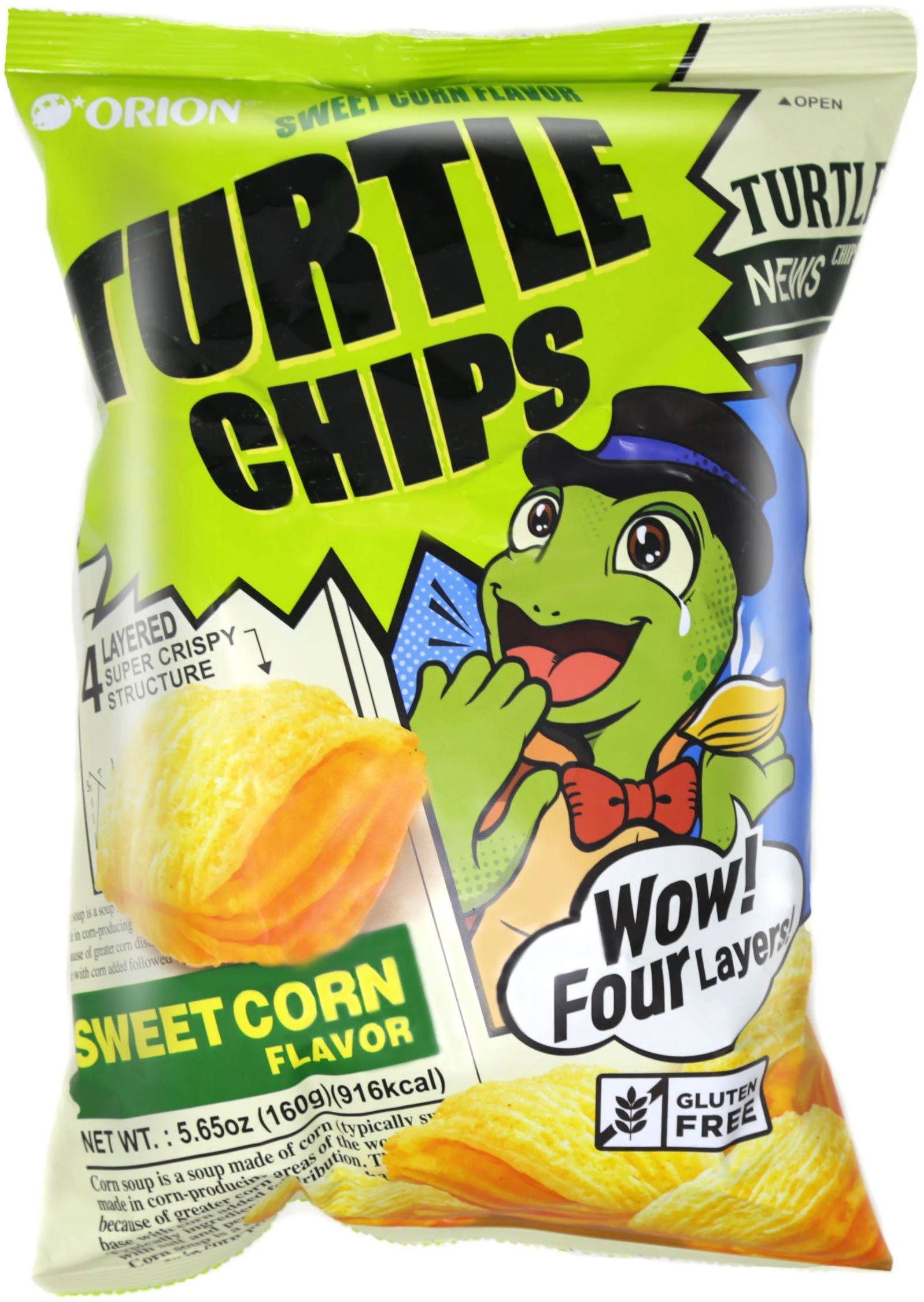 Orion Sweet Corn Flavor Turtle Chips, 5.65 oz | Central Market - Really ...
