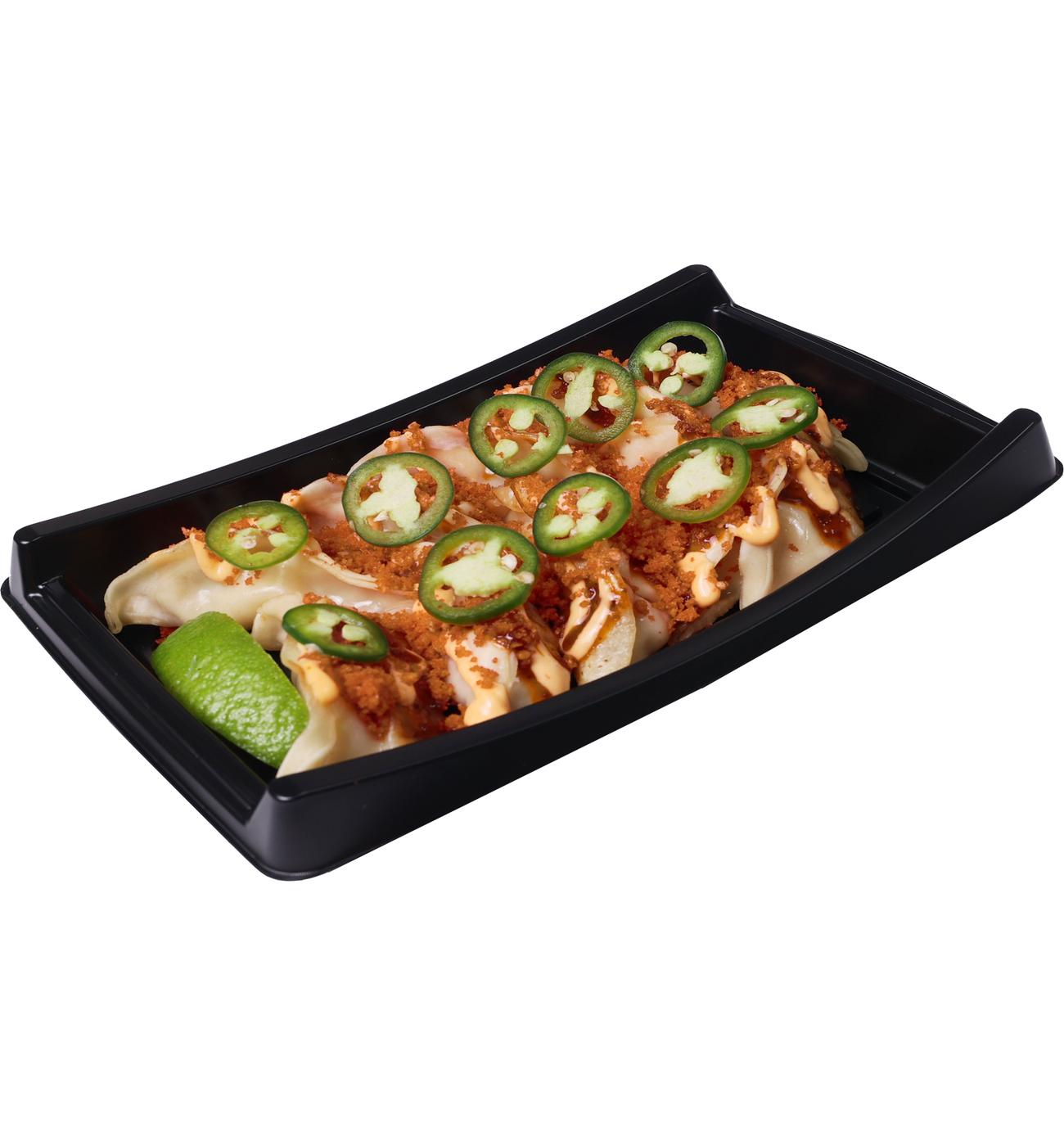 H-E-B Sushiya Cooked Spicy Loaded Chicken Pot Stickers - Shop Sushi at ...