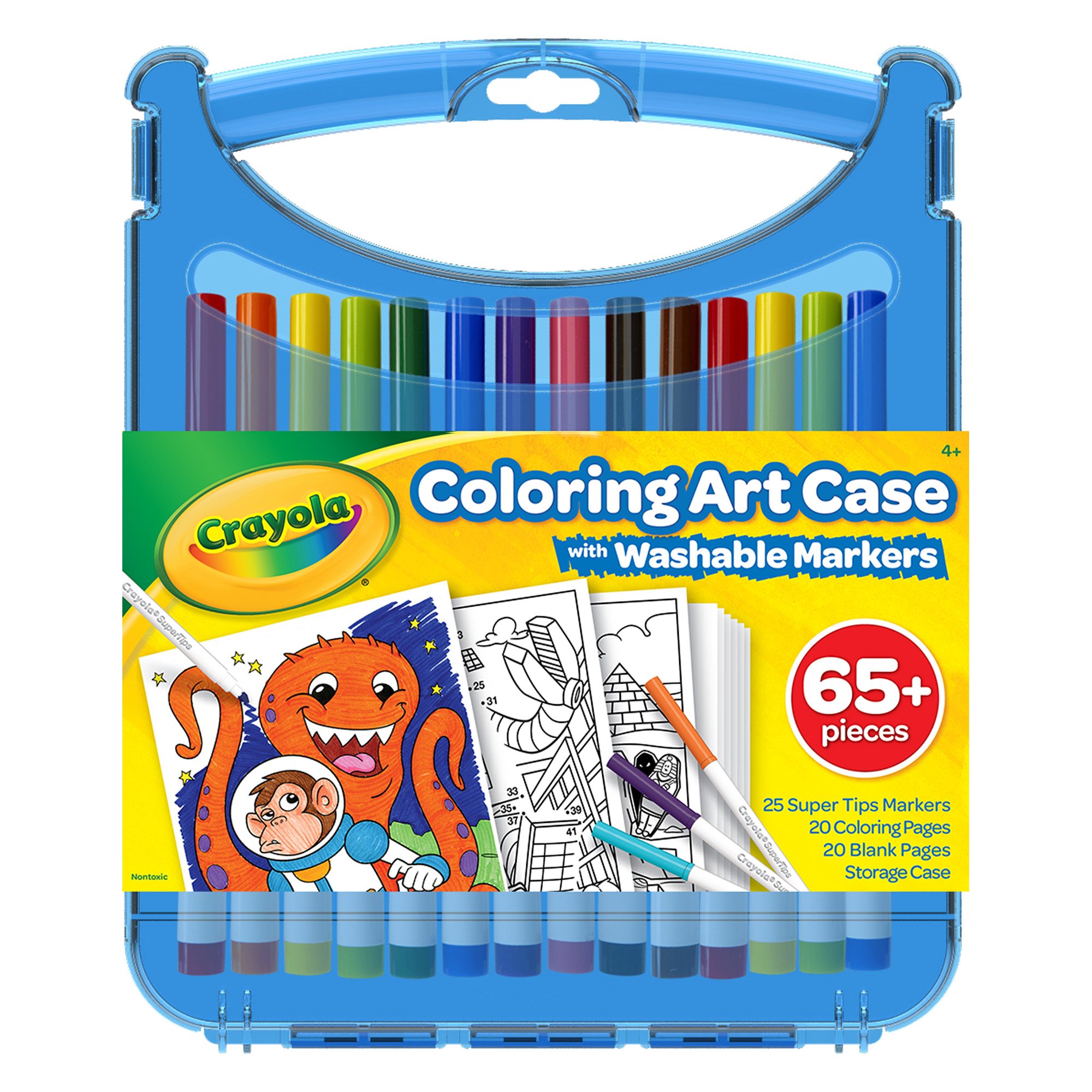 Crayola Super Tips Washable Markers Coloring Art Case - Shop Markers at ...