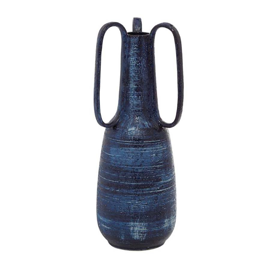 UMA Ceramic Vase with Handles - Blue - Shop Seasonal decor at H-E-B