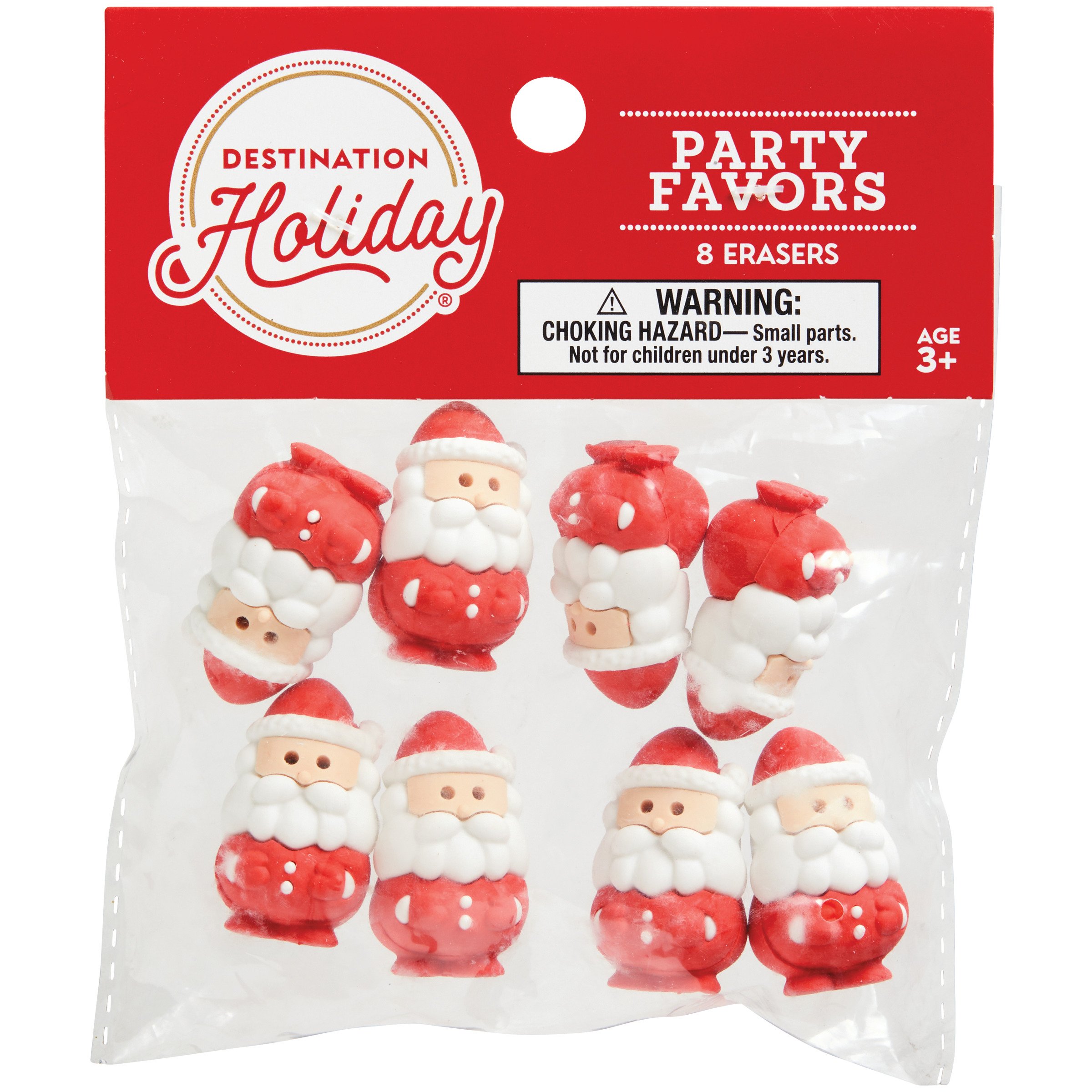 Destination Holiday Santa Erasers - Shop Favors at H-E-B