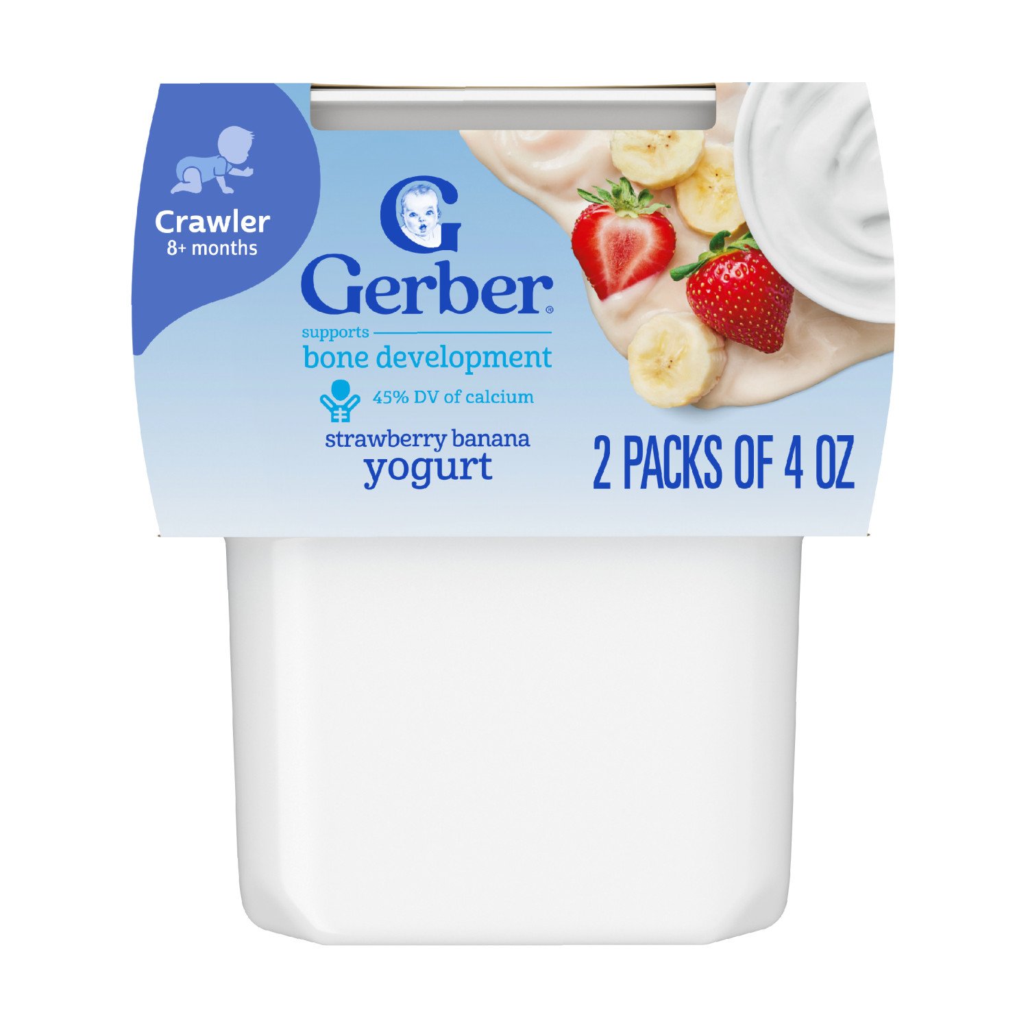 Gerber Snacks for Baby Yogurt Blend - Strawberry Banana - Shop Baby ...