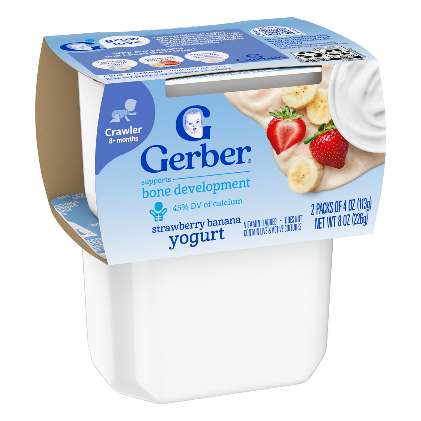 Gerber Snacks for Baby Yogurt Blend - Strawberry Banana - Shop Baby ...