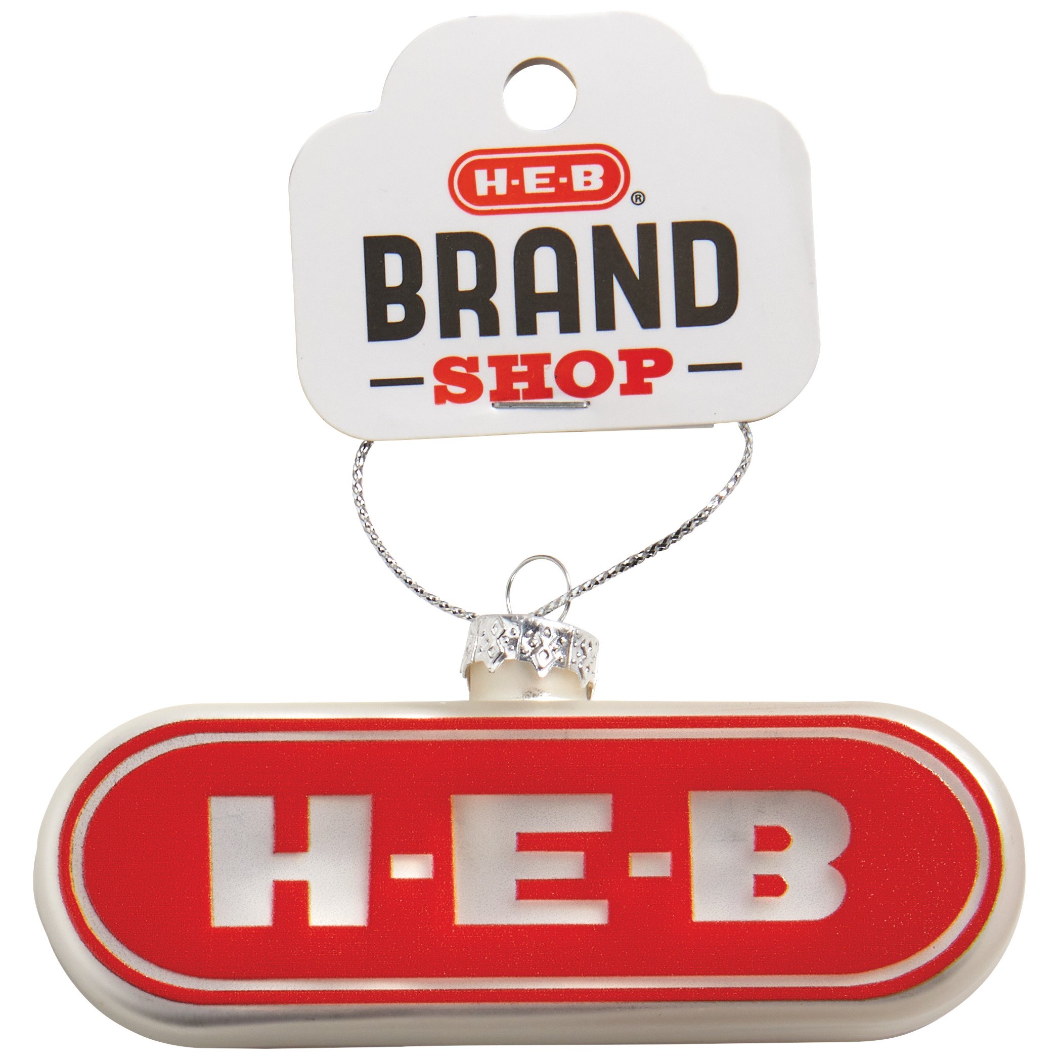 H-E-B Brand Shop H-E-B Logo Glass Christmas Ornament - Shop Seasonal ...