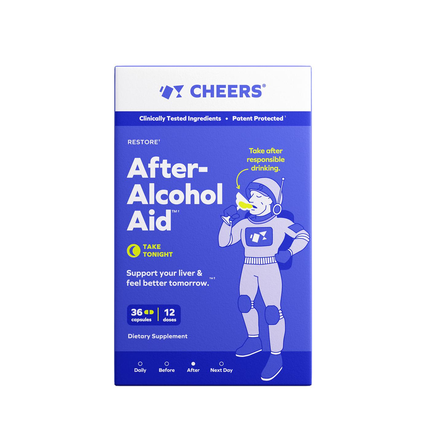 Cheers After- Alcohol Aid - Shop Digestion & nausea at H-E-B