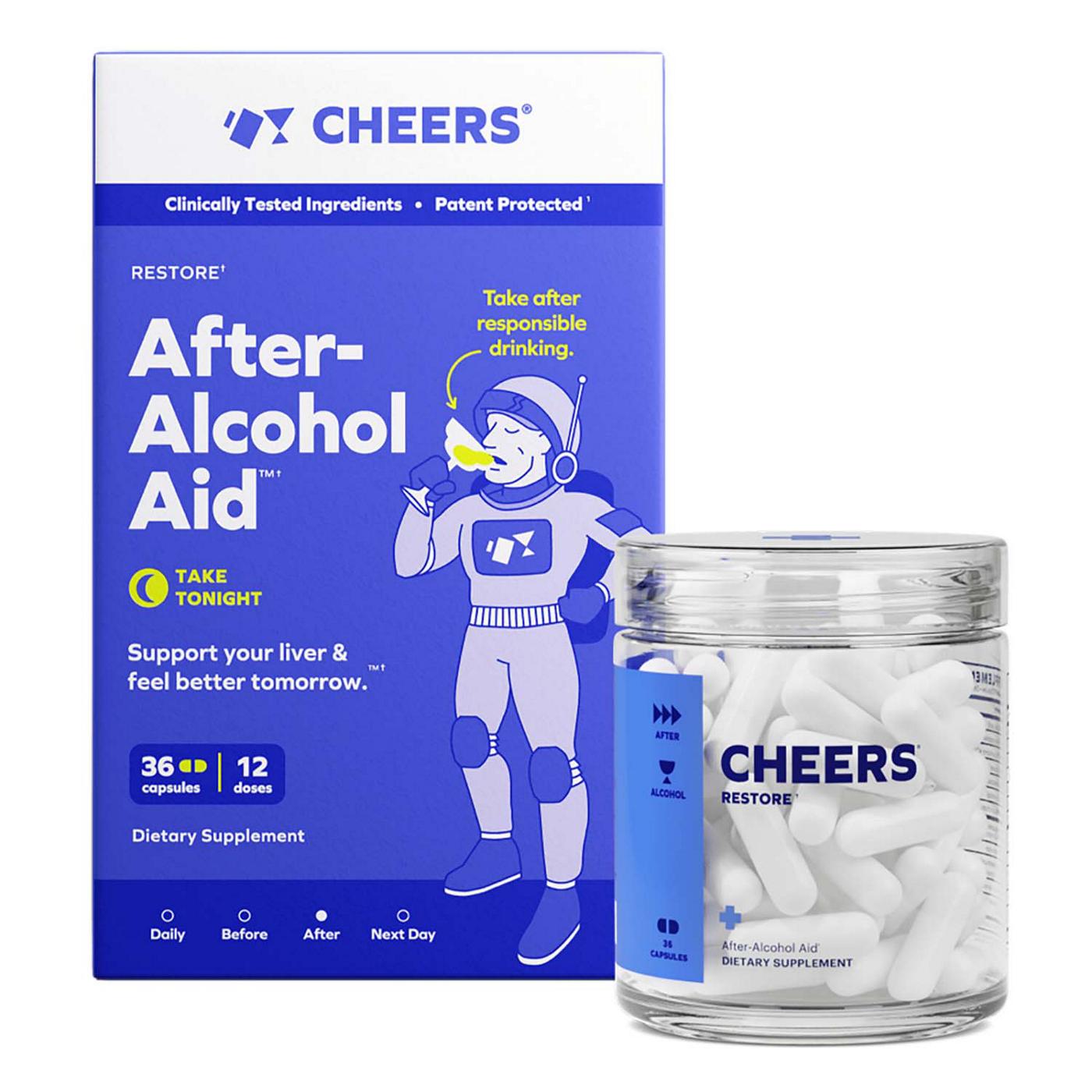 Cheers After- Alcohol Aid - Shop Digestion & nausea at H-E-B