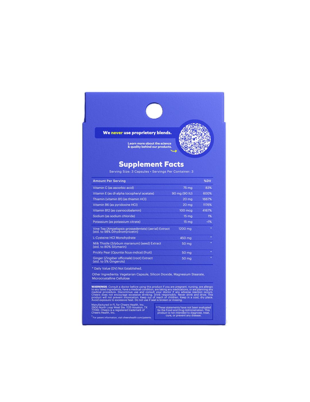 Cheers After-Alcohol Aid - Shop Digestion & nausea at H-E-B