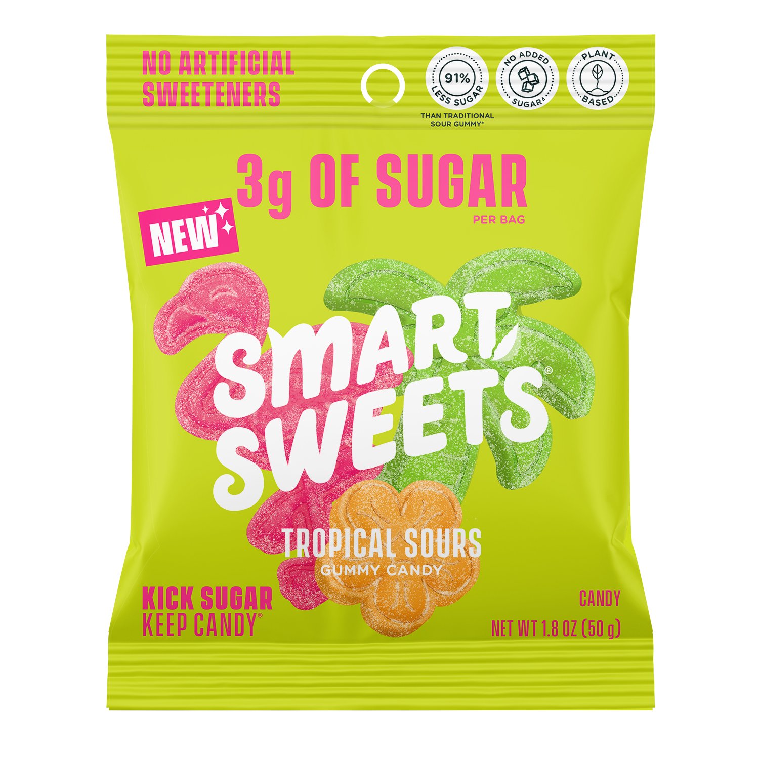 SmartSweets Tropical Sours Gummy Candy - Shop Candy at H-E-B