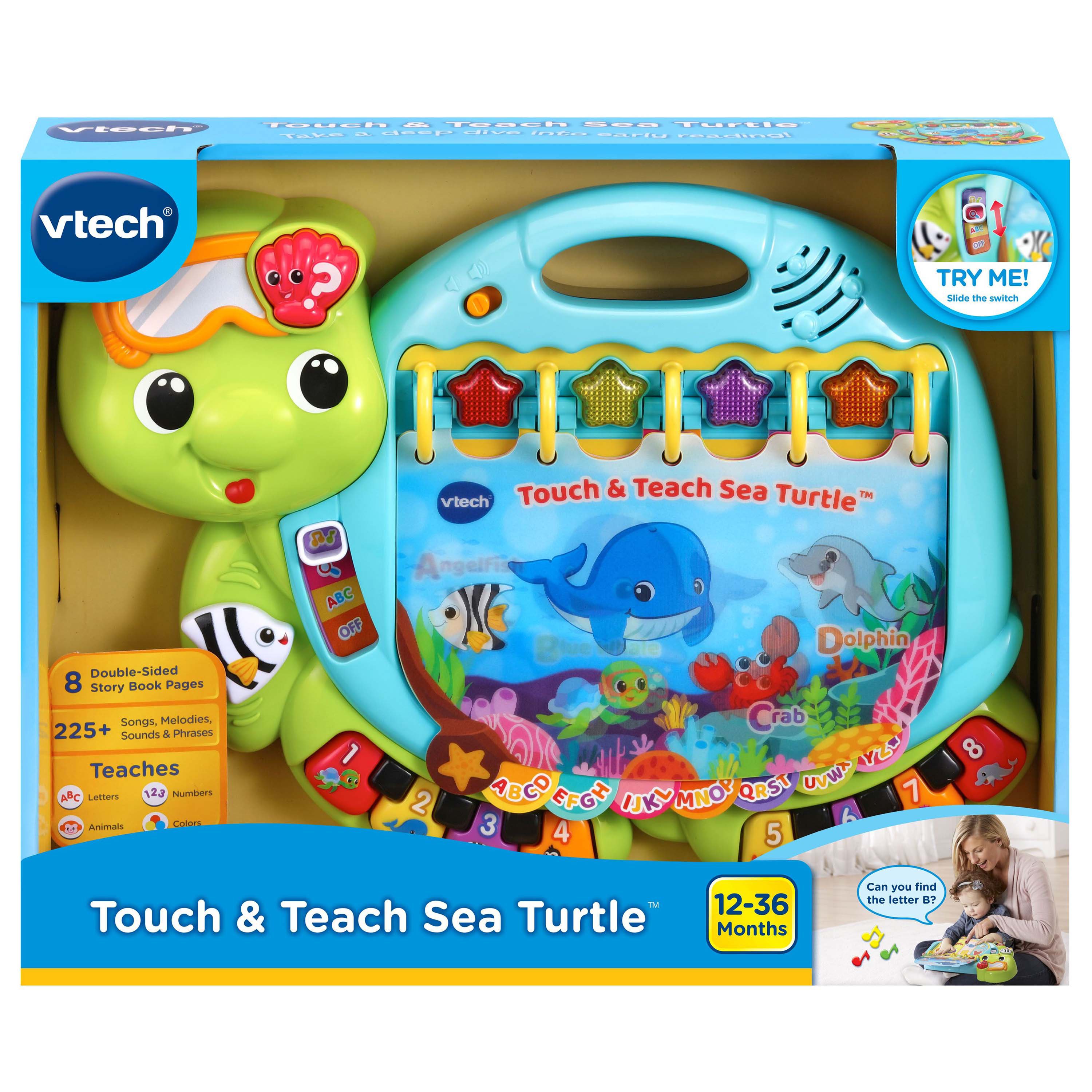 VTech Touch & Teach Sea Turtle - Shop Baby toys at H-E-B