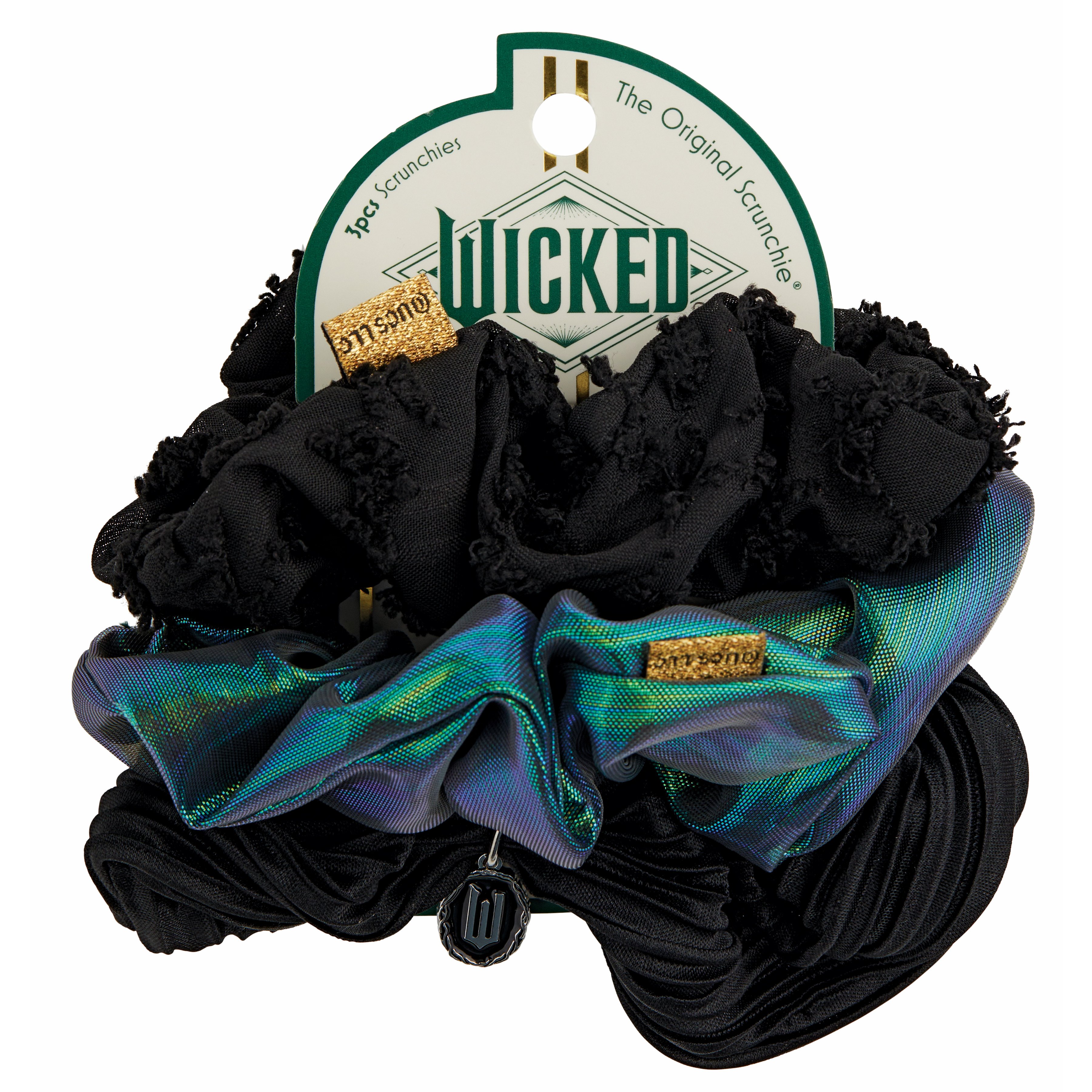 Scunci Wicked Scrunchie Set - Elphaba - Shop Hair accessories at H-E-B