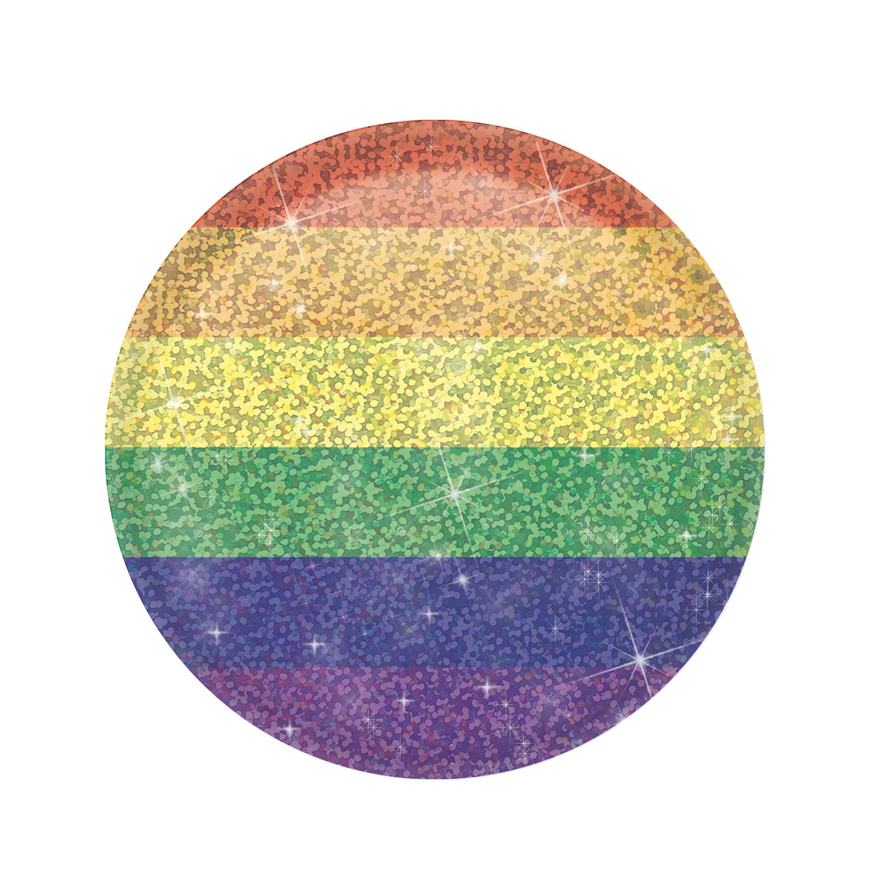 Beistle Rainbow Pride Button - Shop Party Decor at H-E-B