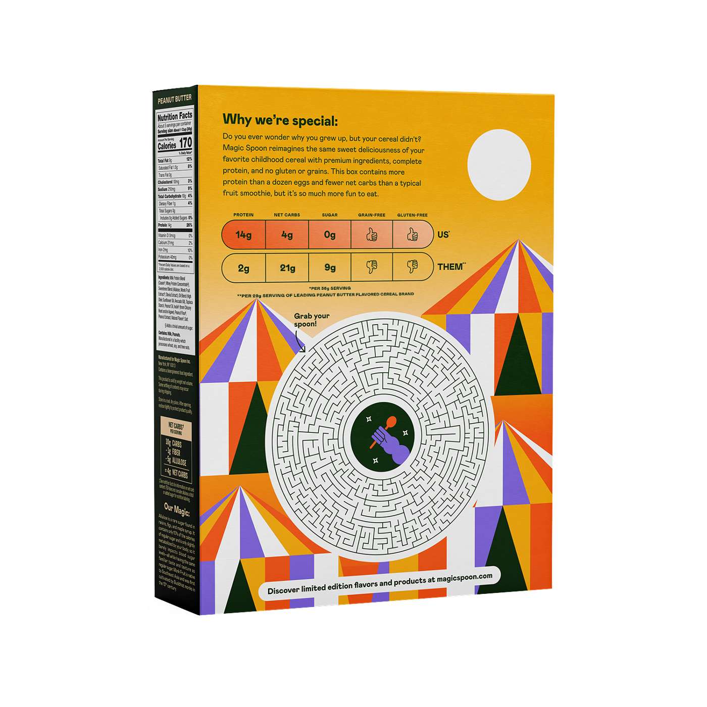 Magic Spoon Grain-Free Peanut Butter Cereal - Shop Cereal at H-E-B