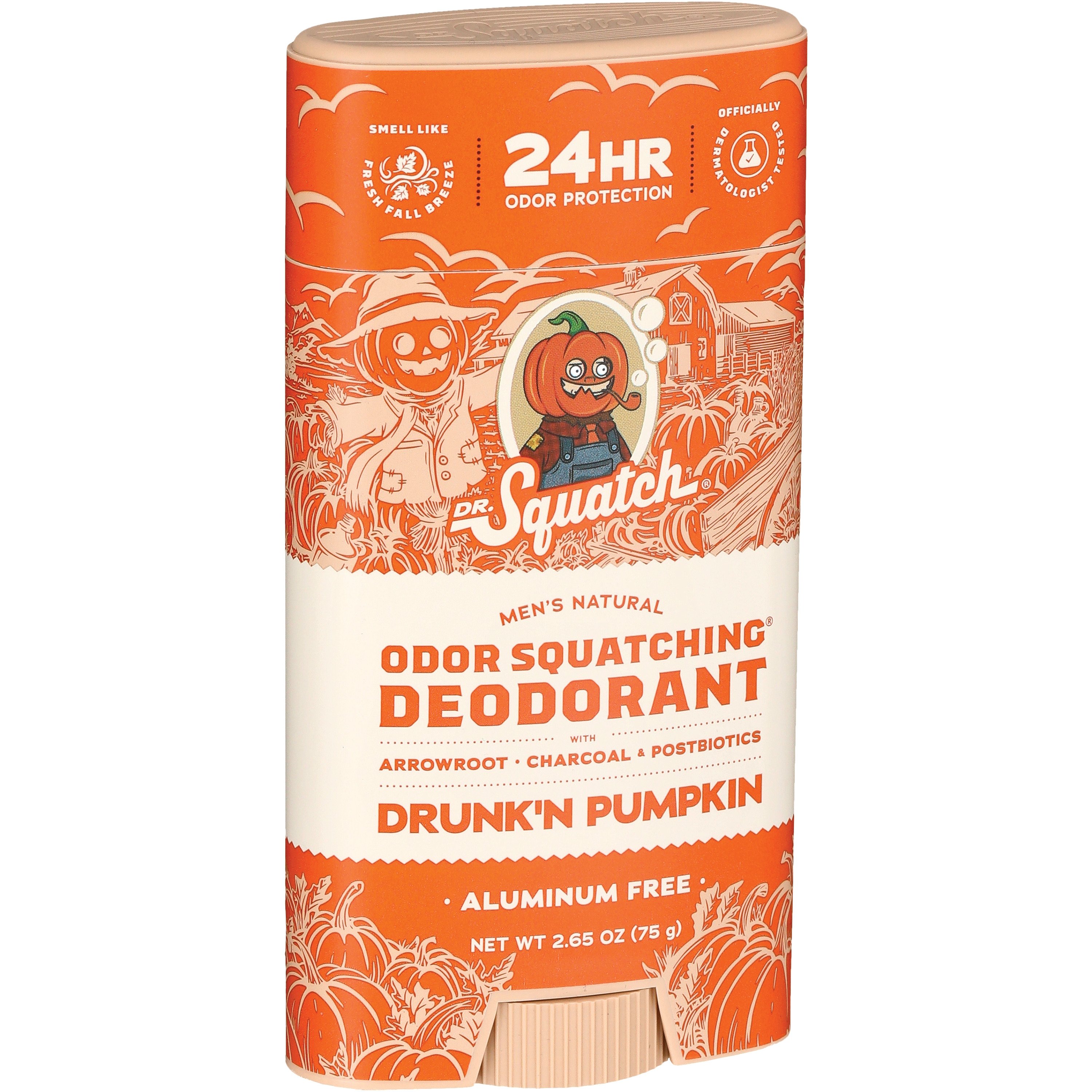 Dr. Squatch Halloween Men's Natural Deodorant - Drunk'n Pumpkin - Shop Deodorant ...