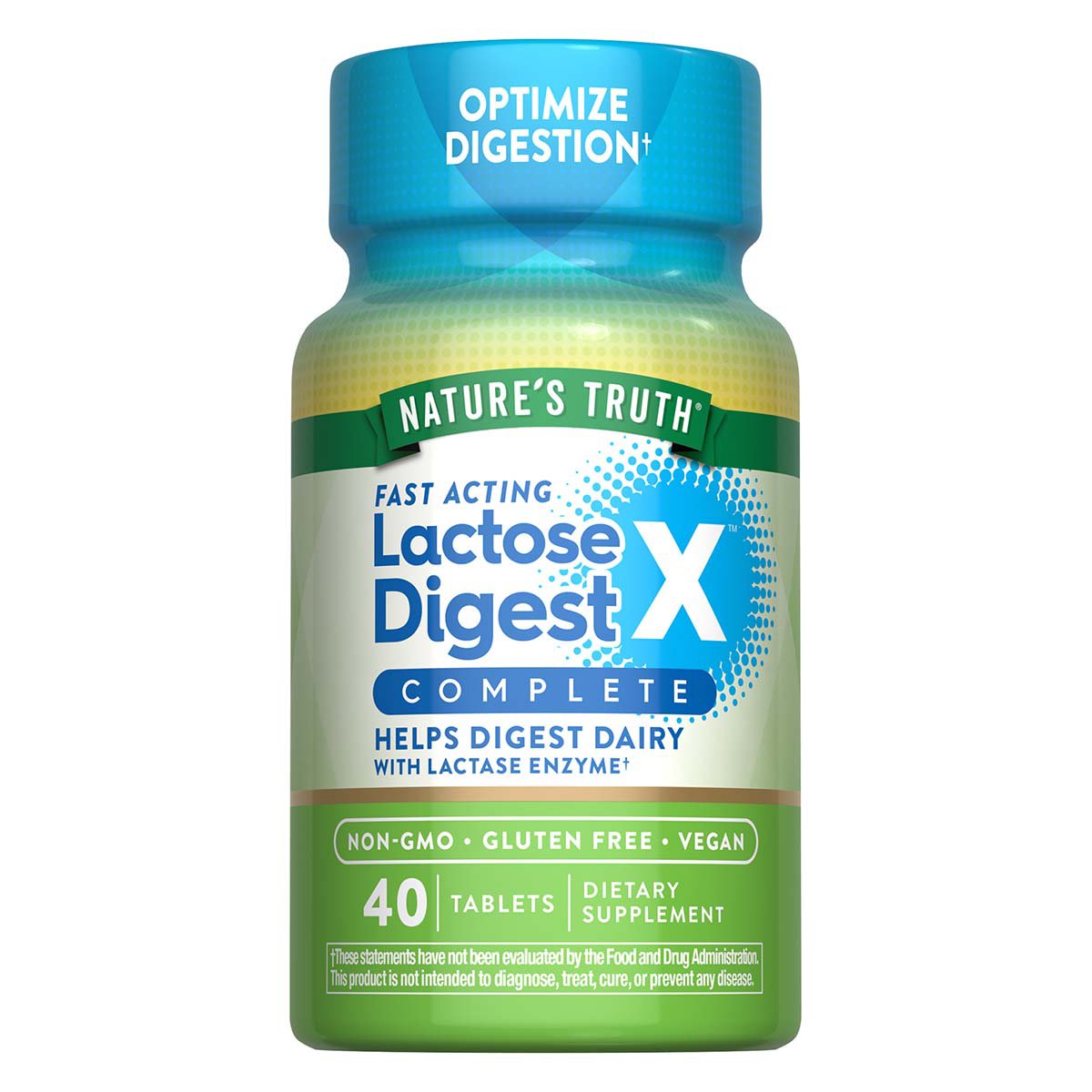 Nature's Truth Fast Acting Lactose Digest Complete Tablets - Shop ...