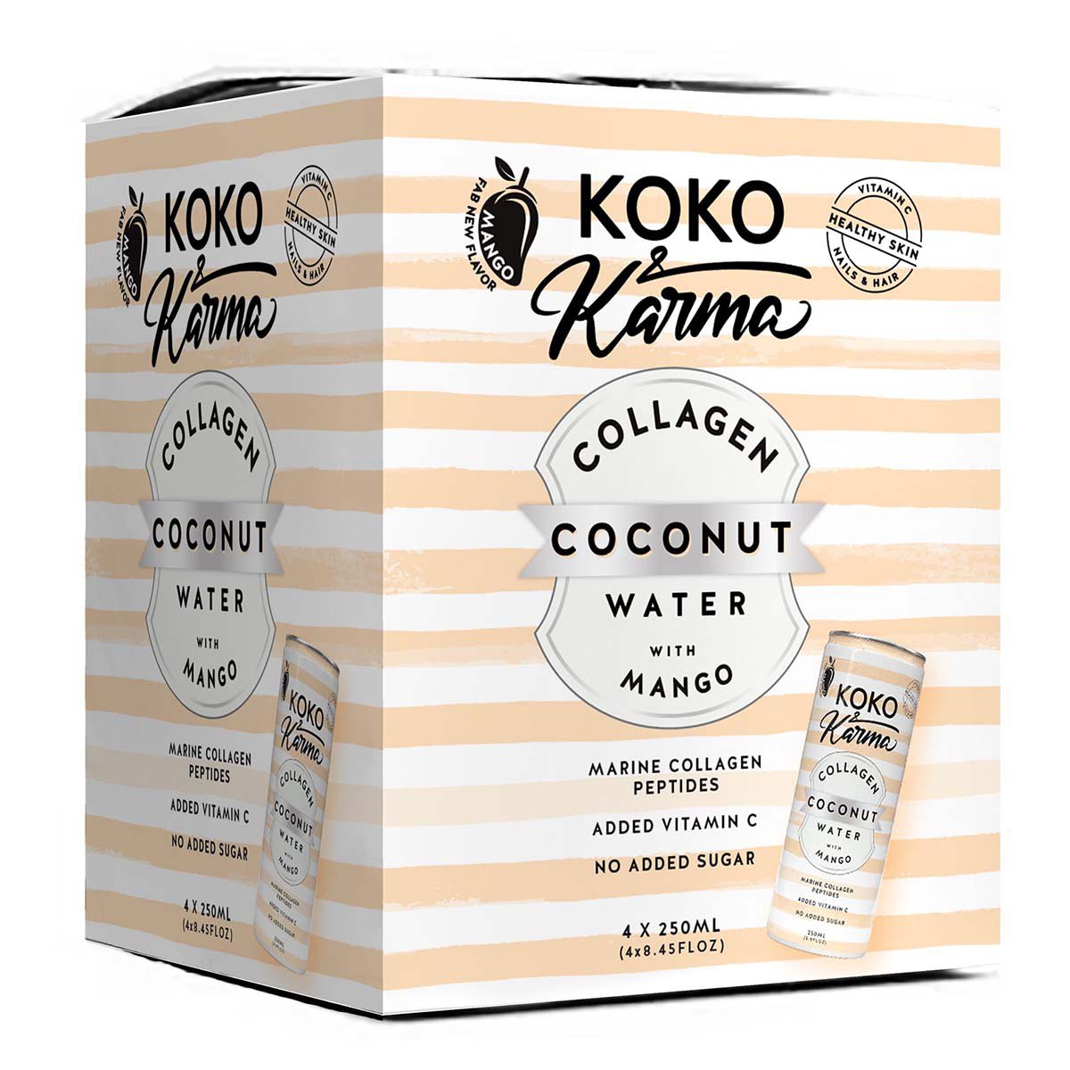 Koko & Karma Collagen Coconut Water with Mango 4 pk Cans - Shop Coconut ...