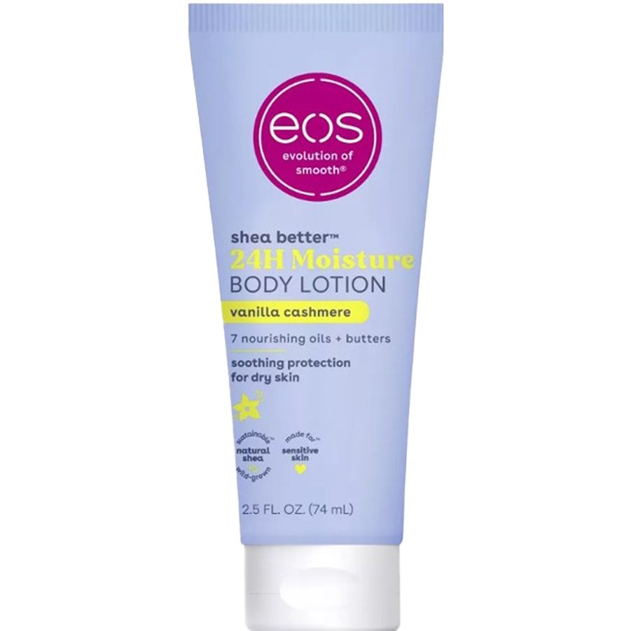 eos Shea Better 24hr Moisture Body Lotion- Vanilla Cashmere, Travel ...