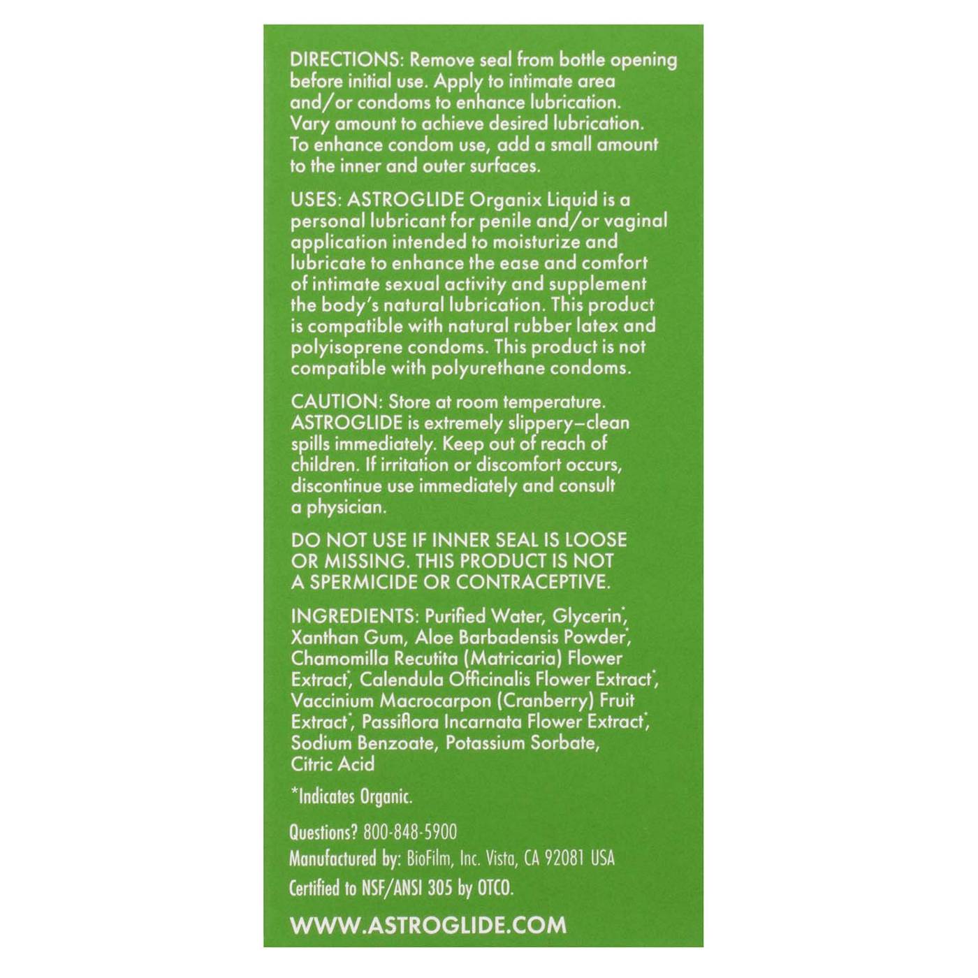 Astroglide Organix Liquid Personal Lubricant - Shop Lubricants at H-E-B