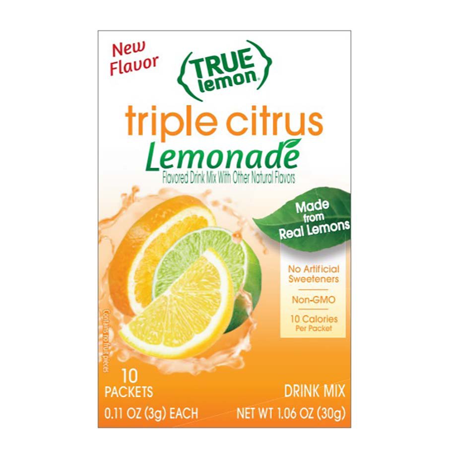 True Lemon Drink Mix Triple Citrus Lemonade Shop Mixes And Flavor Enhancers At H E B