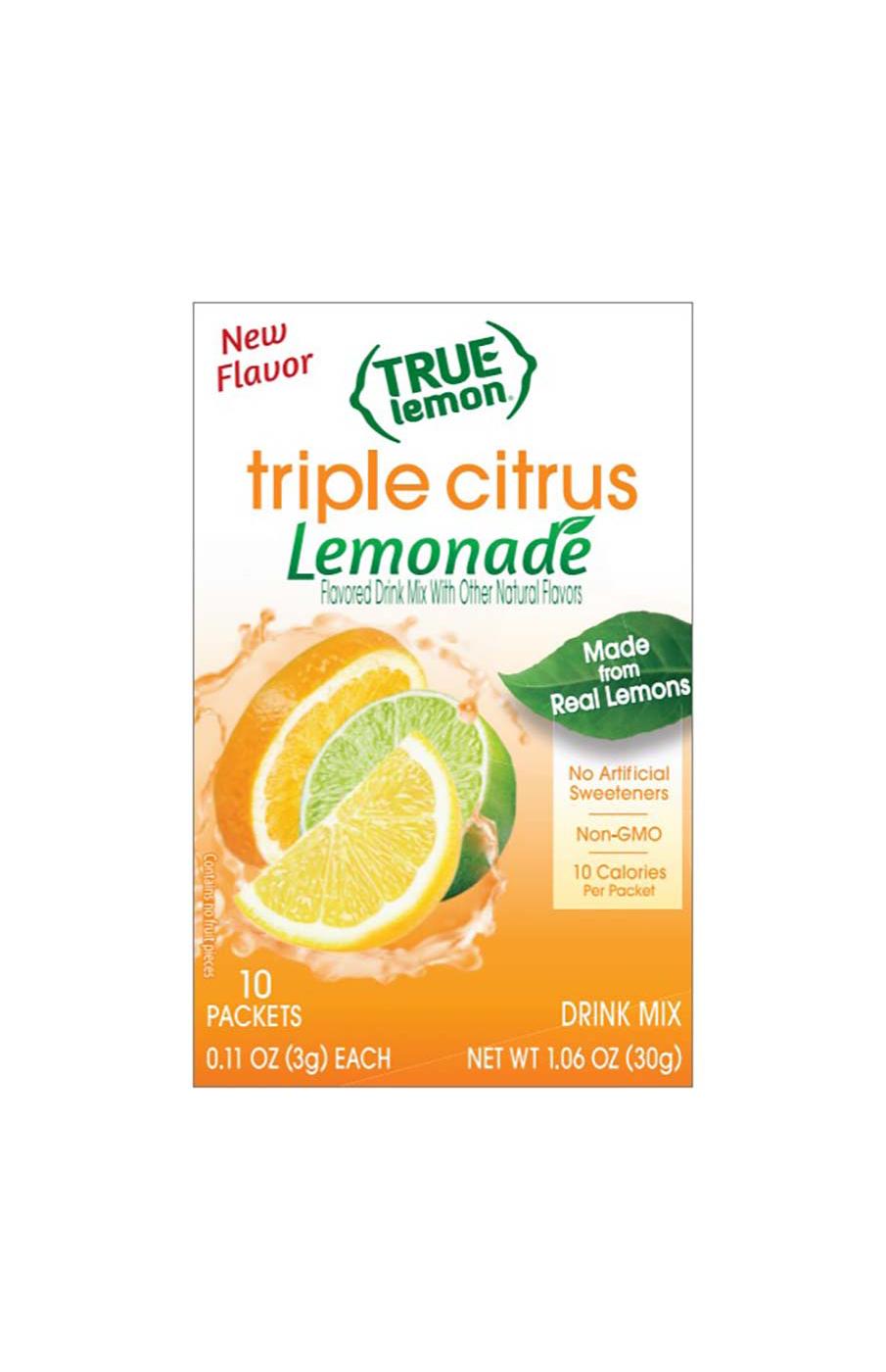 True Lemon Drink Mix - Triple Citrus Lemonade - Shop Mixes & flavor ...