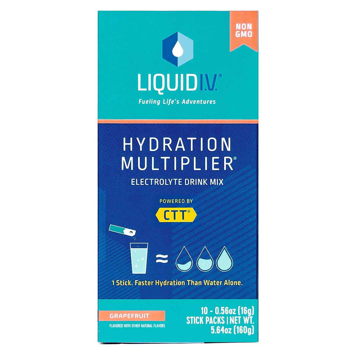 Liquid I.V. Hydration Multiplier Electrolyte Drink Mix Stick Packs ...