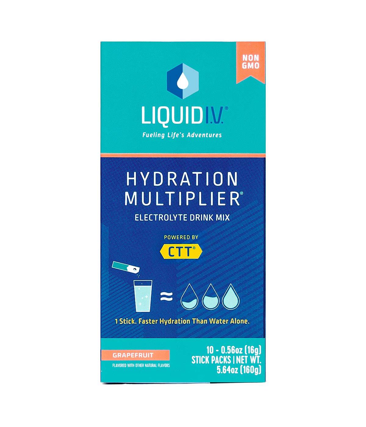 Liquid I.V. Hydration Multiplier Electrolyte Drink Mix Stick Packs ...