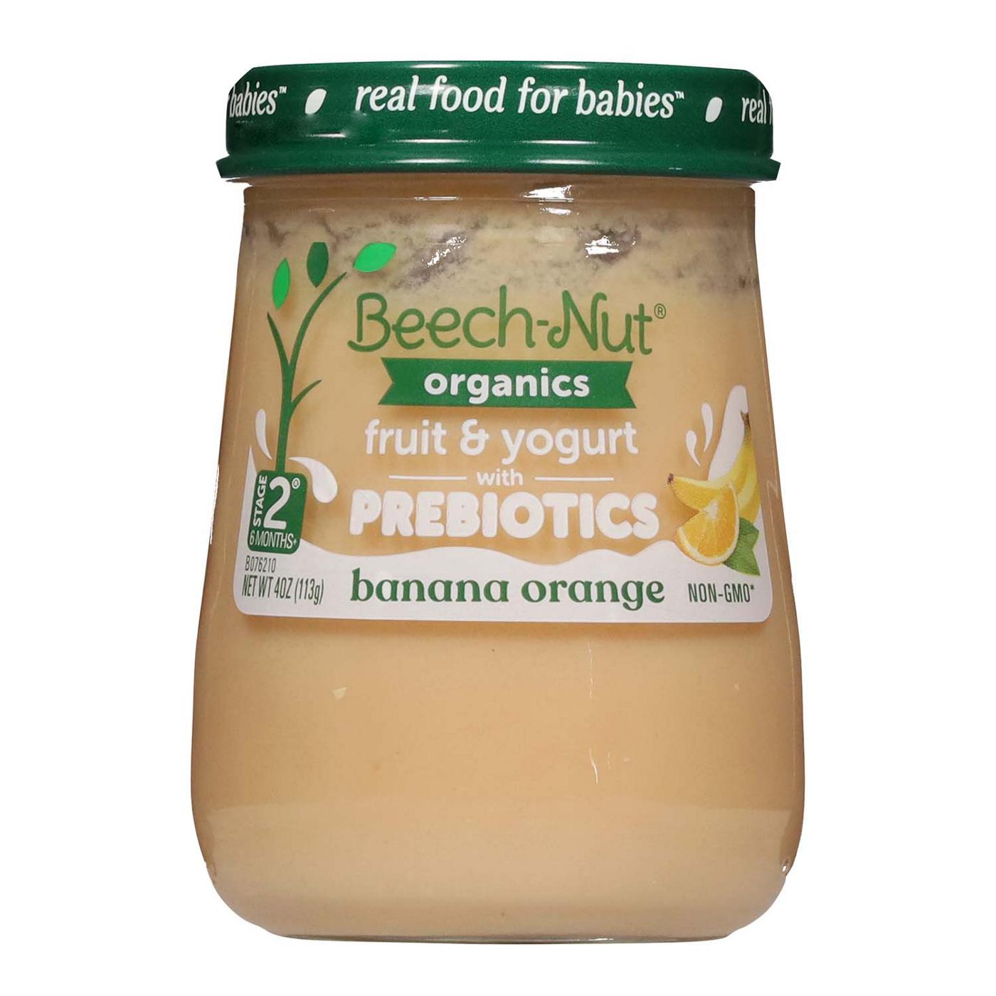 Beech-Nut Organics Stage 2 with Prebiotics Baby Food - Banana Orange ...