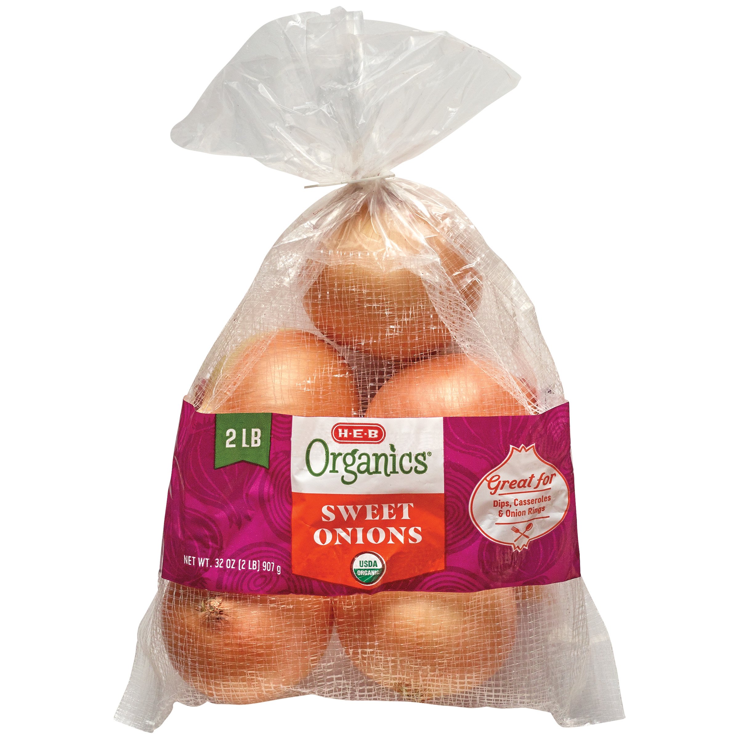 H-E-B Organics Fresh Sweet Onions - Shop Onions & garlic at H-E-B