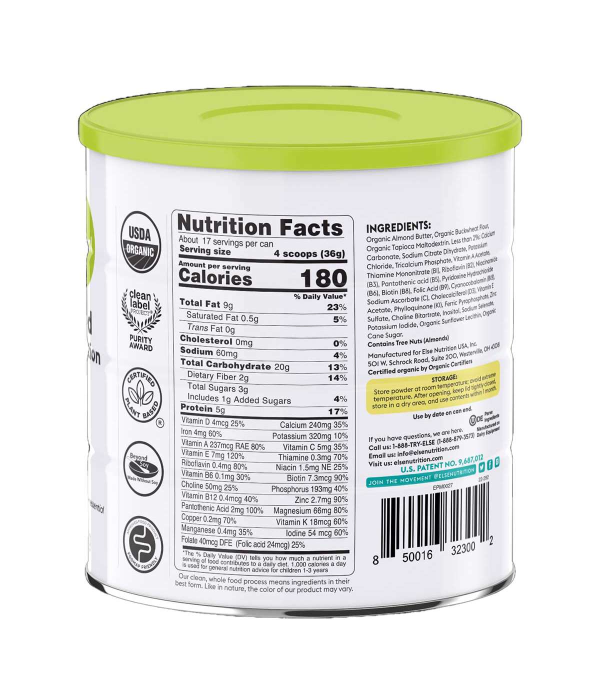 Else Plant-Based Complete Nutrition Toddler Drink - Shop Formula at H-E-B