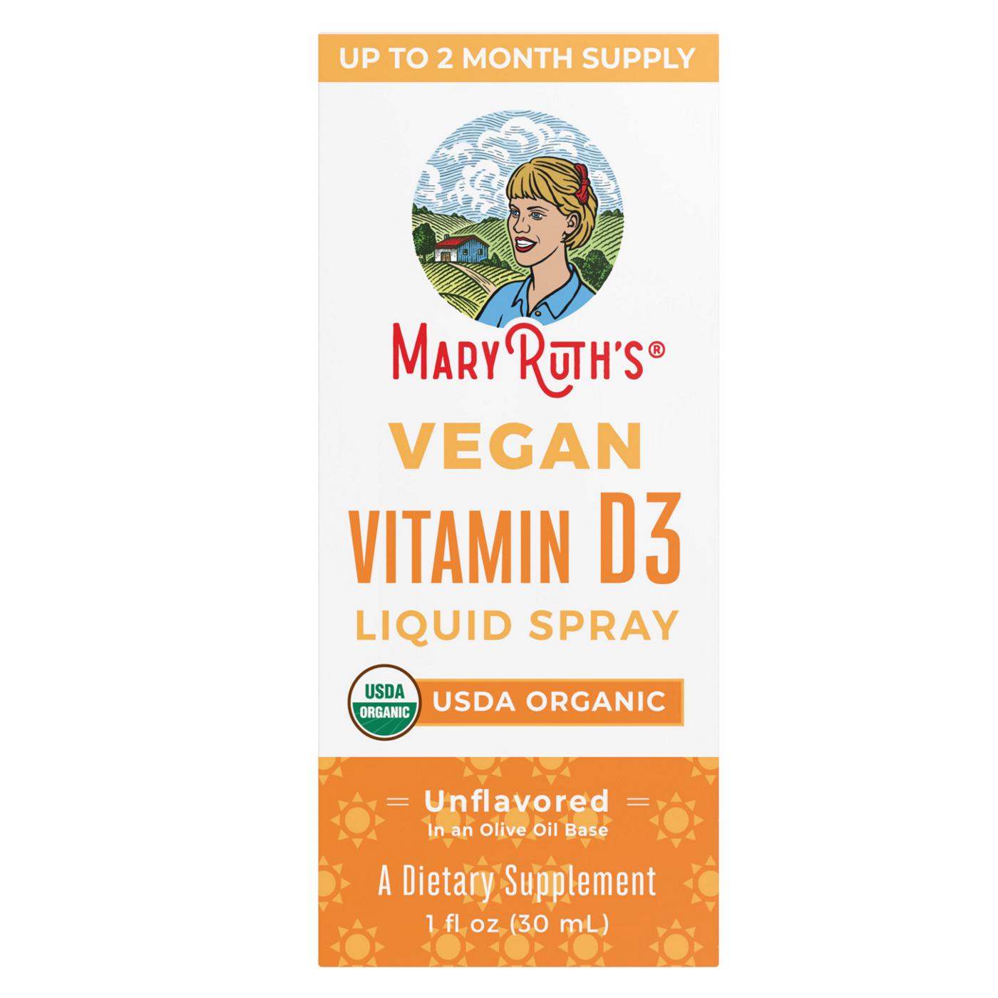 Mary Ruth's Organic Vitamin D3 Liquid Spray - Shop Vitamins A-Z at H-E-B
