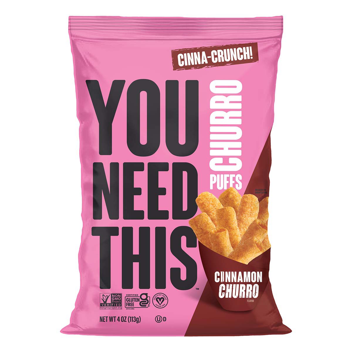 You Need This Plant-Based Cinnamon Churro Puffs - Shop Chips at H-E-B