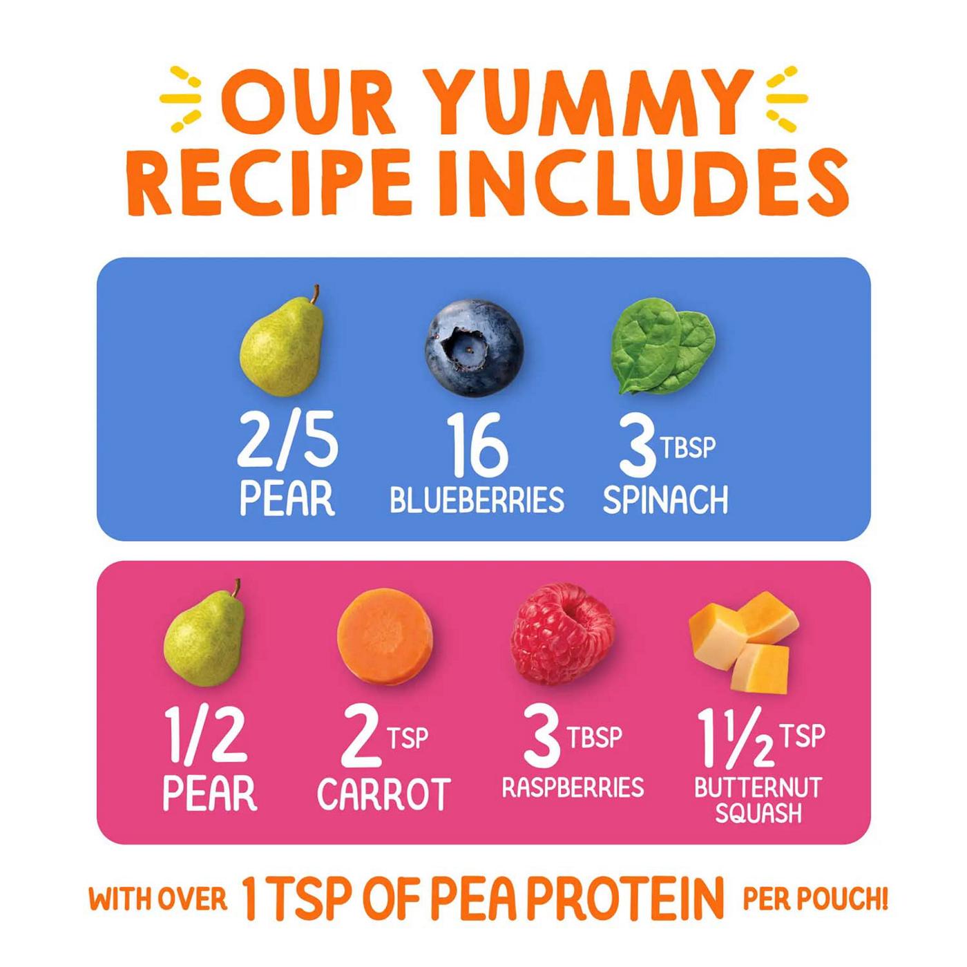 Happy Tot Organics Fiber & Protein Variety Pack Pouch - Fruit ...