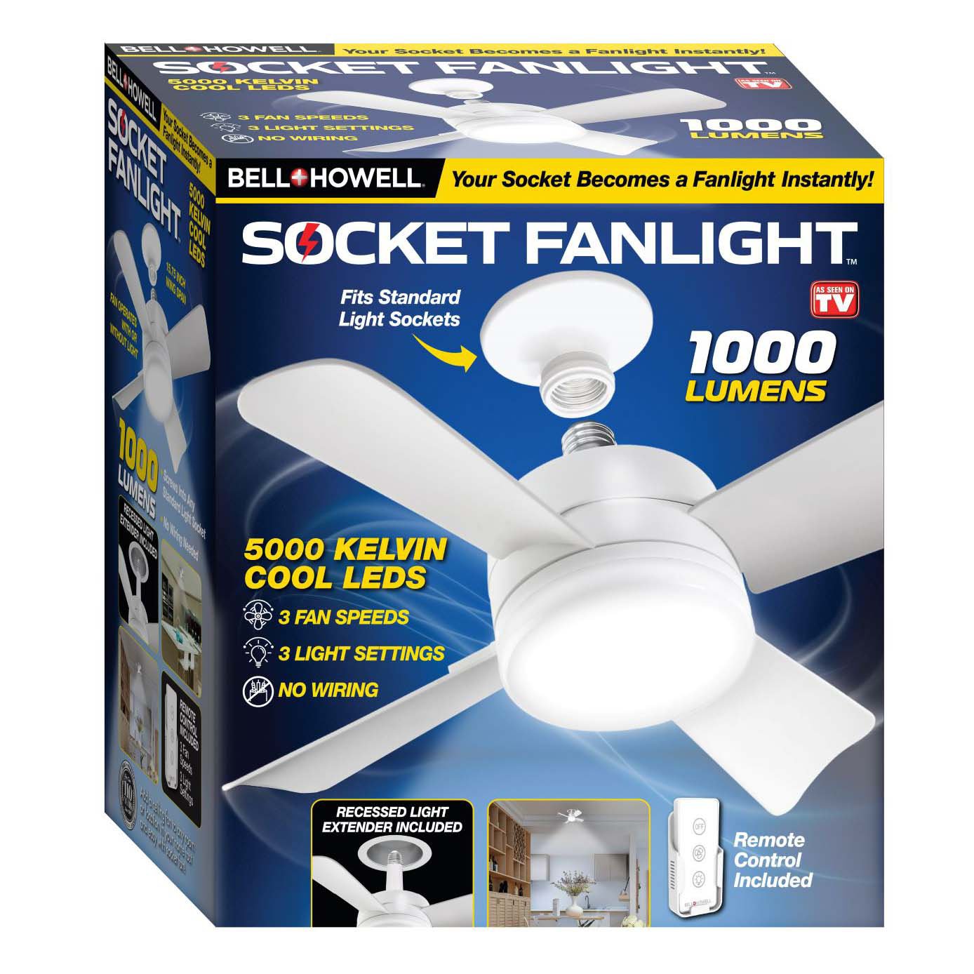 Bell + Howell Socket Fanlight Bulb - White - Shop Light bulbs at H-E-B