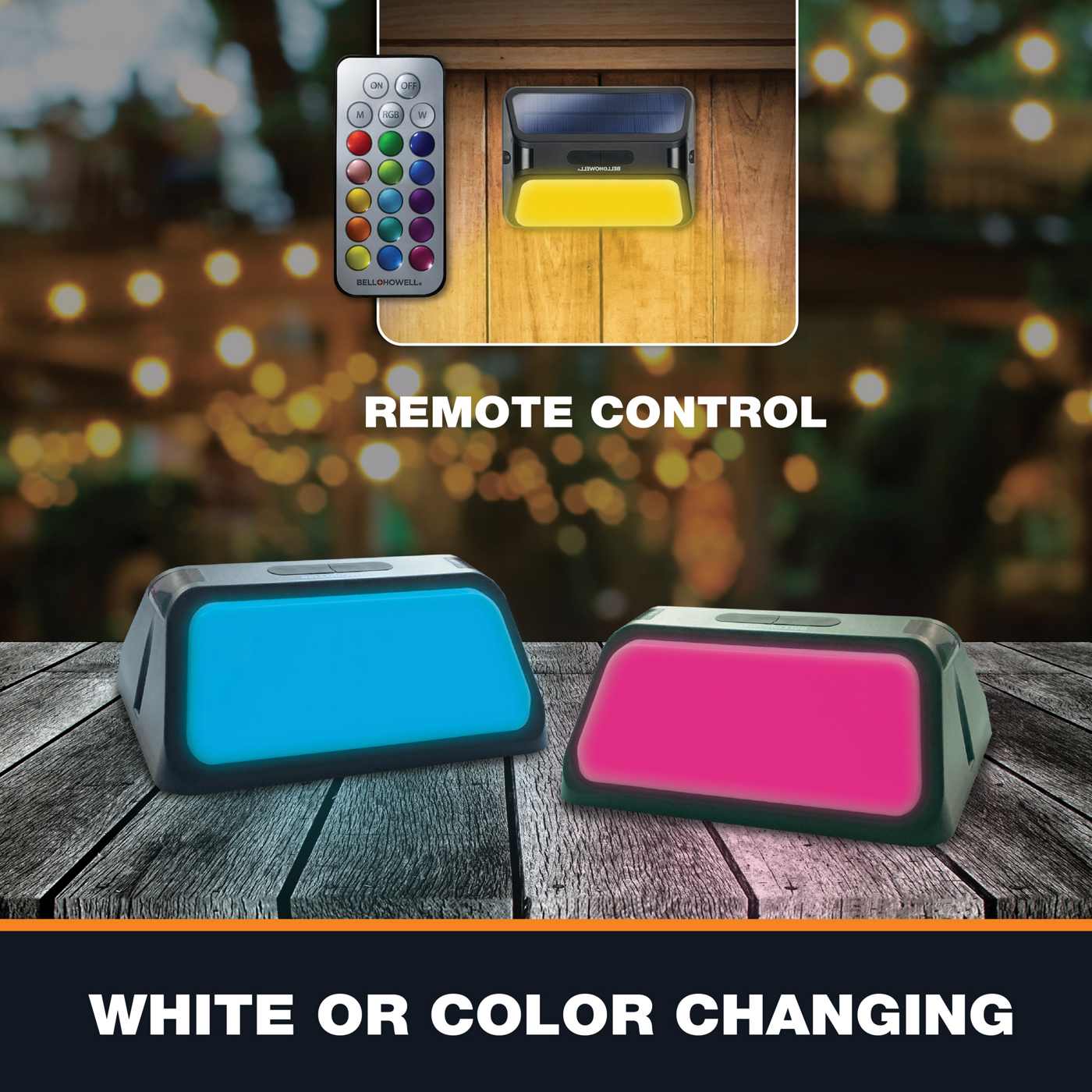 Bell & Howell Bionic Solar Powered Wall Light Max - Shop Seasonal decor ...