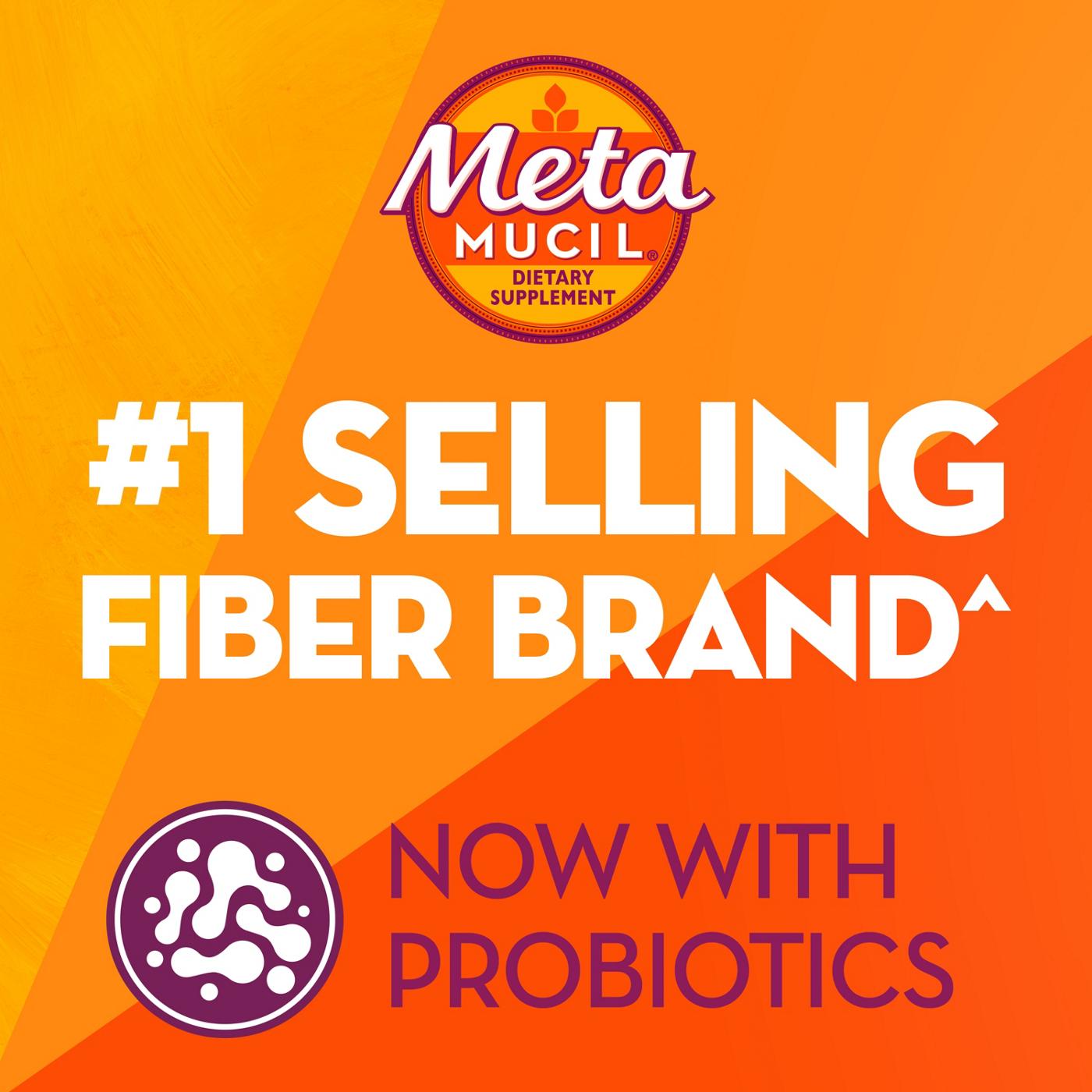 Metamucil Fiber Gummies with Probiotics for Bloating, Plant-Based ...