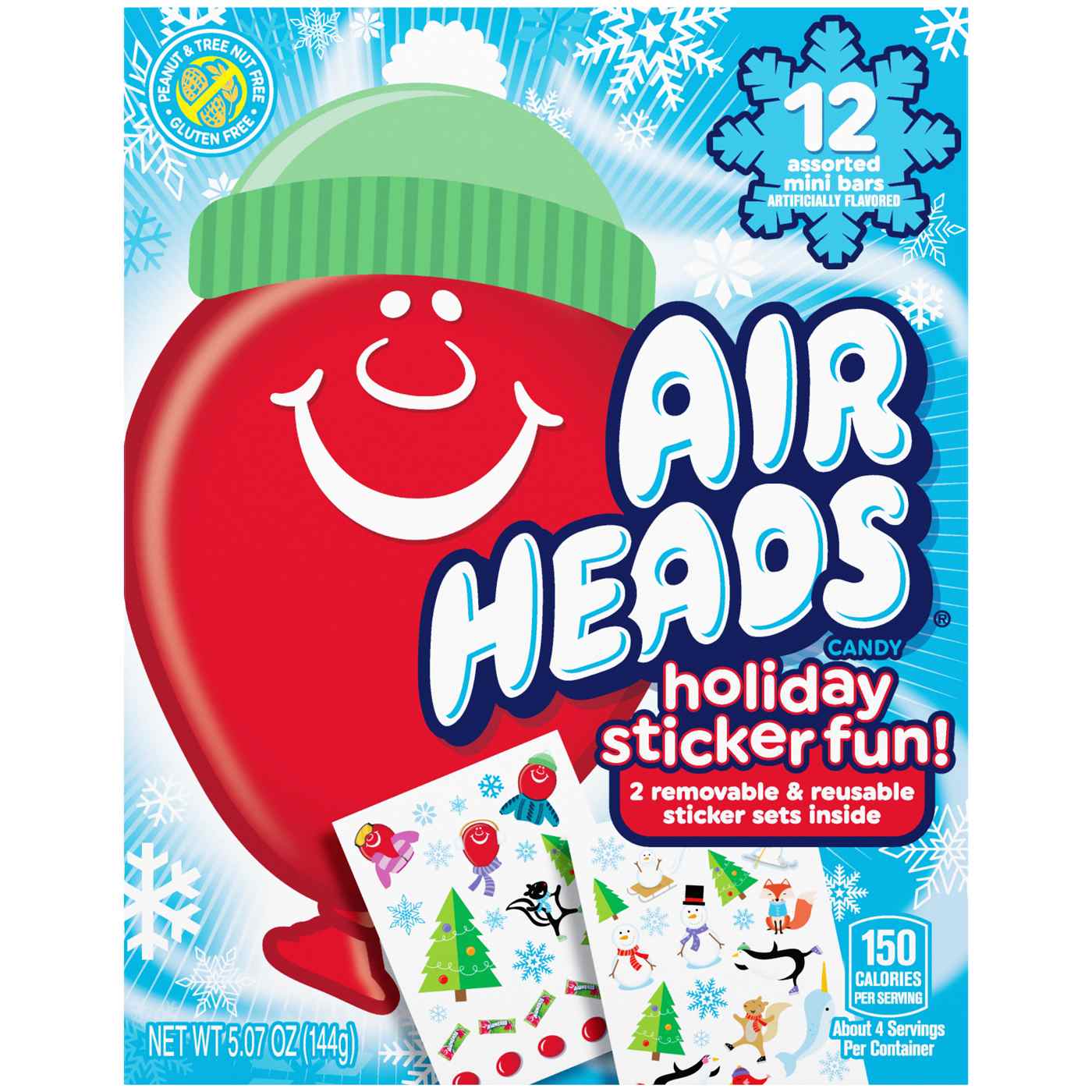 Airheads Mini Bars Christmas Candy Sticker Book - Shop Candy at H-E-B