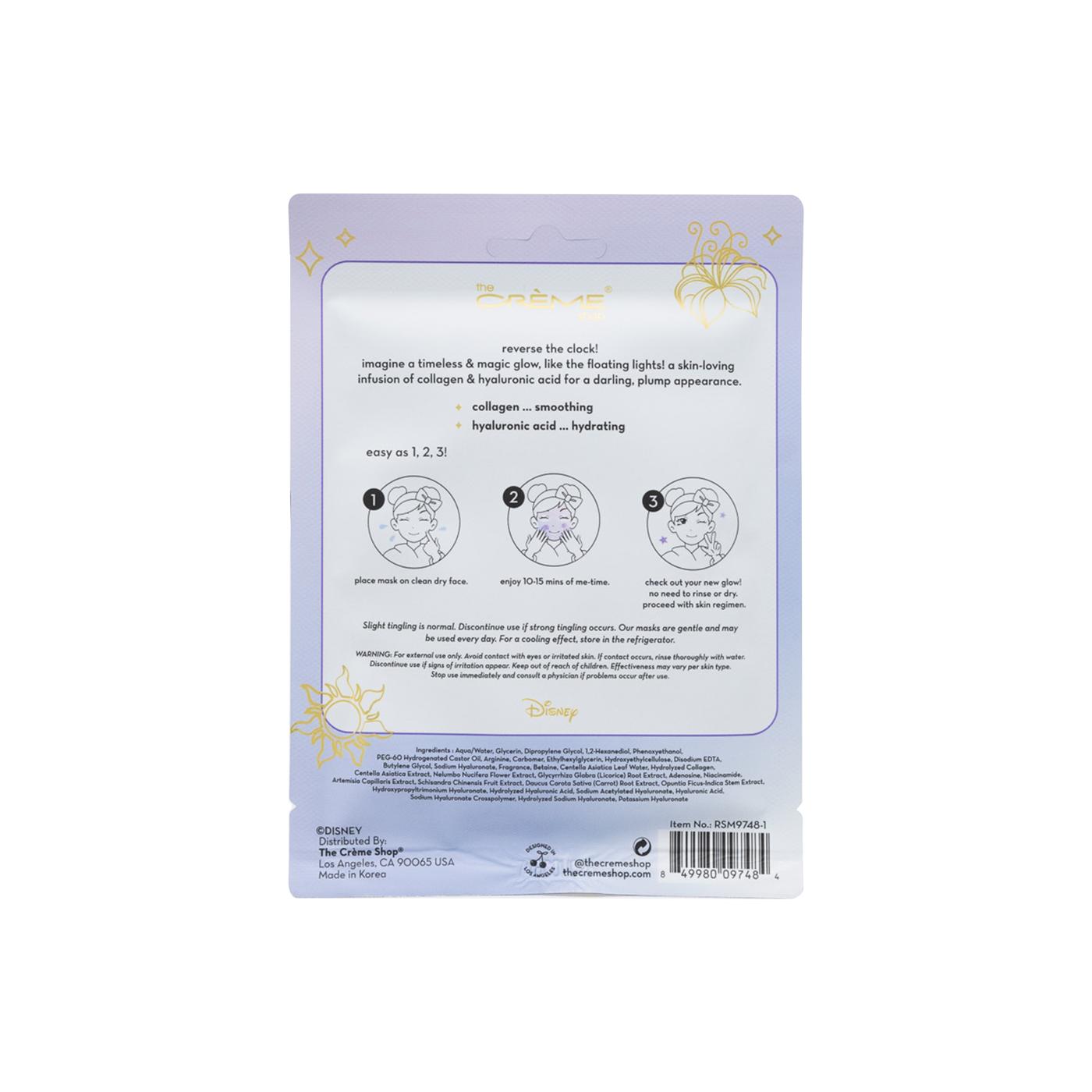 The Creme Shop x Disney Rapunzel Timeless Glow Collagen Sheet Mask ...