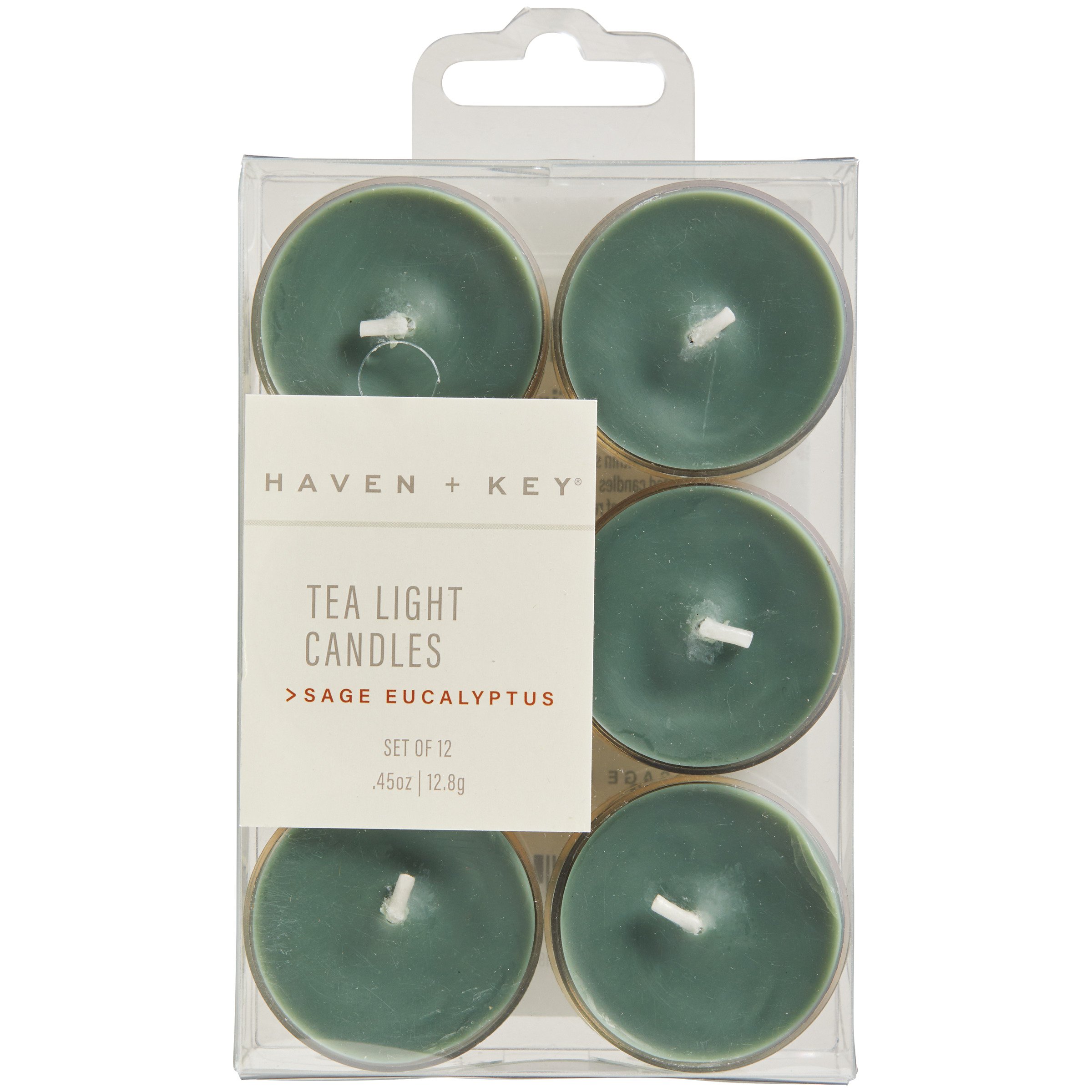 Haven + Key Scented Tea Light Candles - Sage Eucalyptus - Shop Candles ...