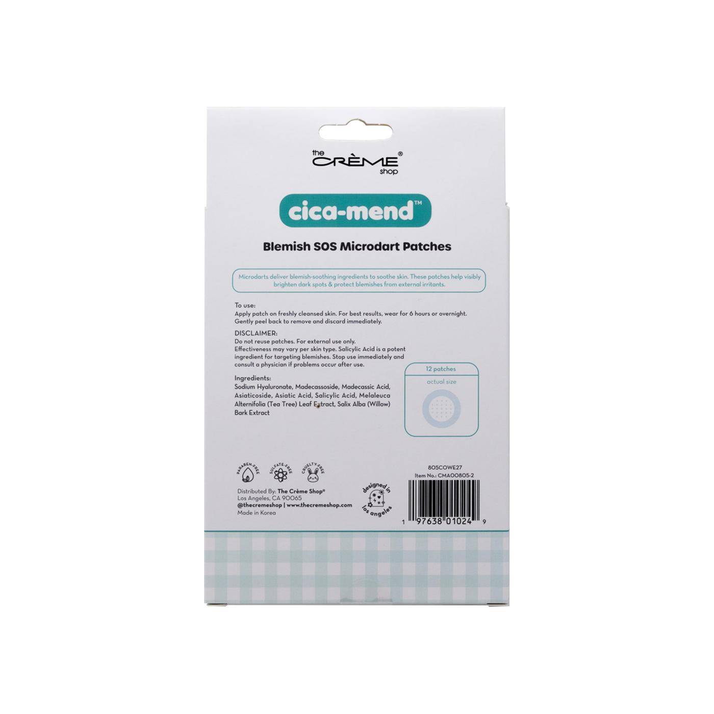 The Creme Shop Cica-Mend Blemish SOS Microdart Patches - Shop Facial ...